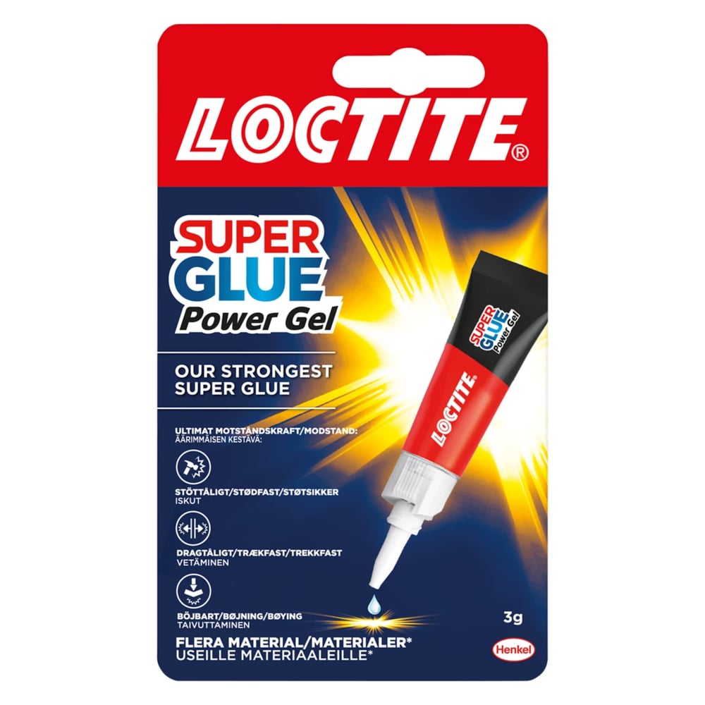 Loctite Superglue Power Gel Superlim 3 g | Kjell & Company