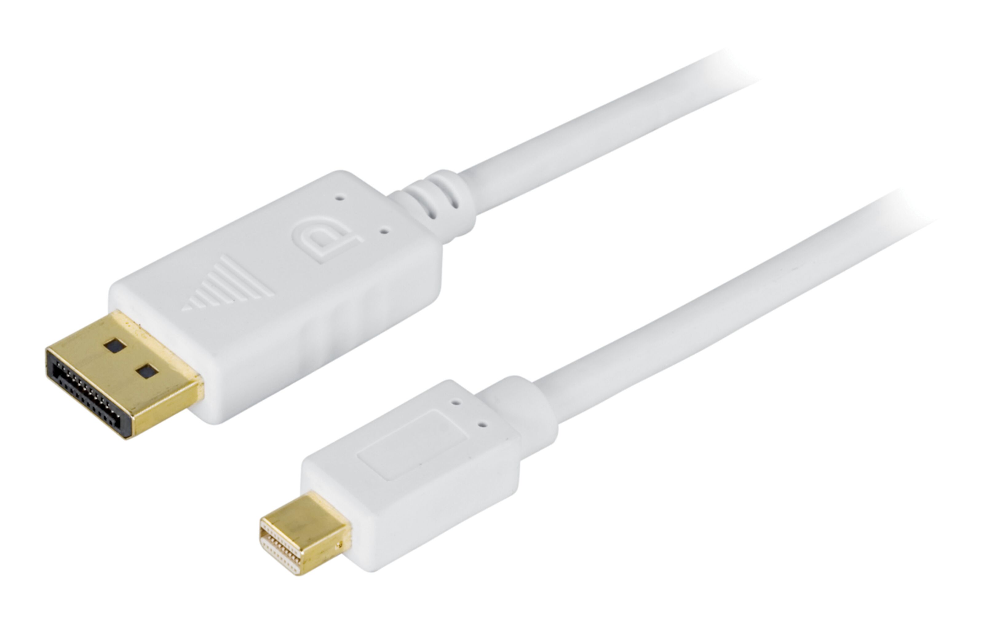 Luxorparts Mini-displayport til Displayport-kabel, hvit - Mini ...