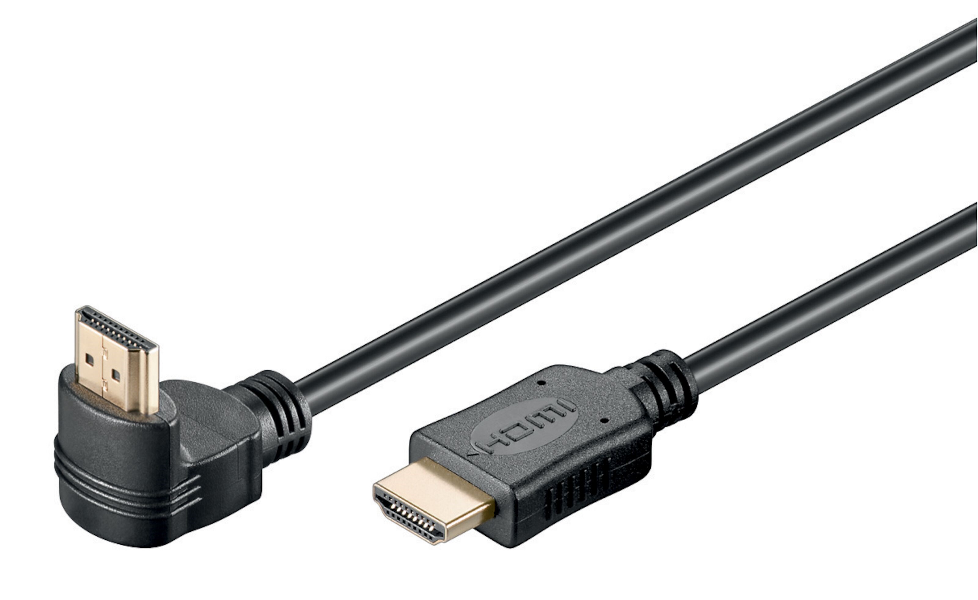 HDMI-kabel High Speed Vinklad uppåt - HDMI-kablar | Kjell.com
