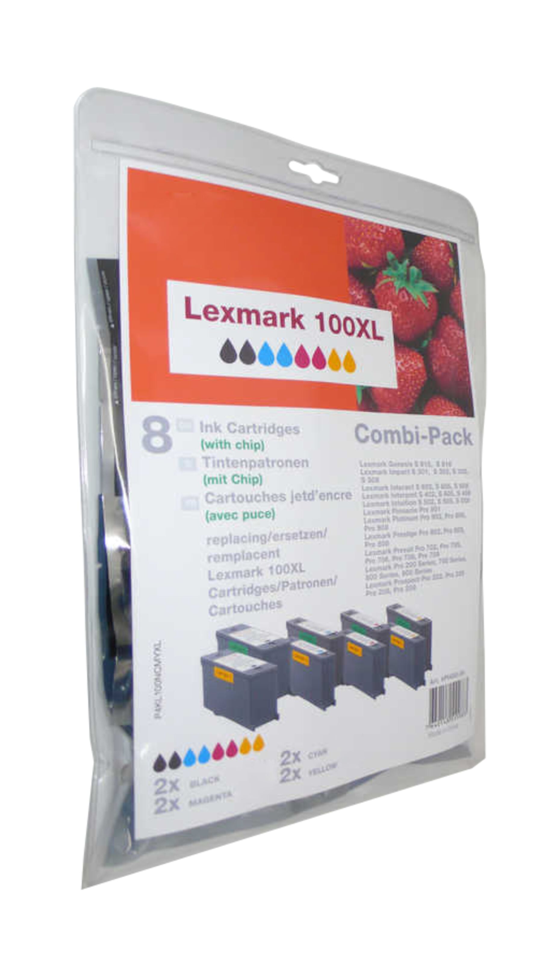 Peach Lexmark 100XL Bläckpatron 8-pack - Startsidan | Kjell & Company