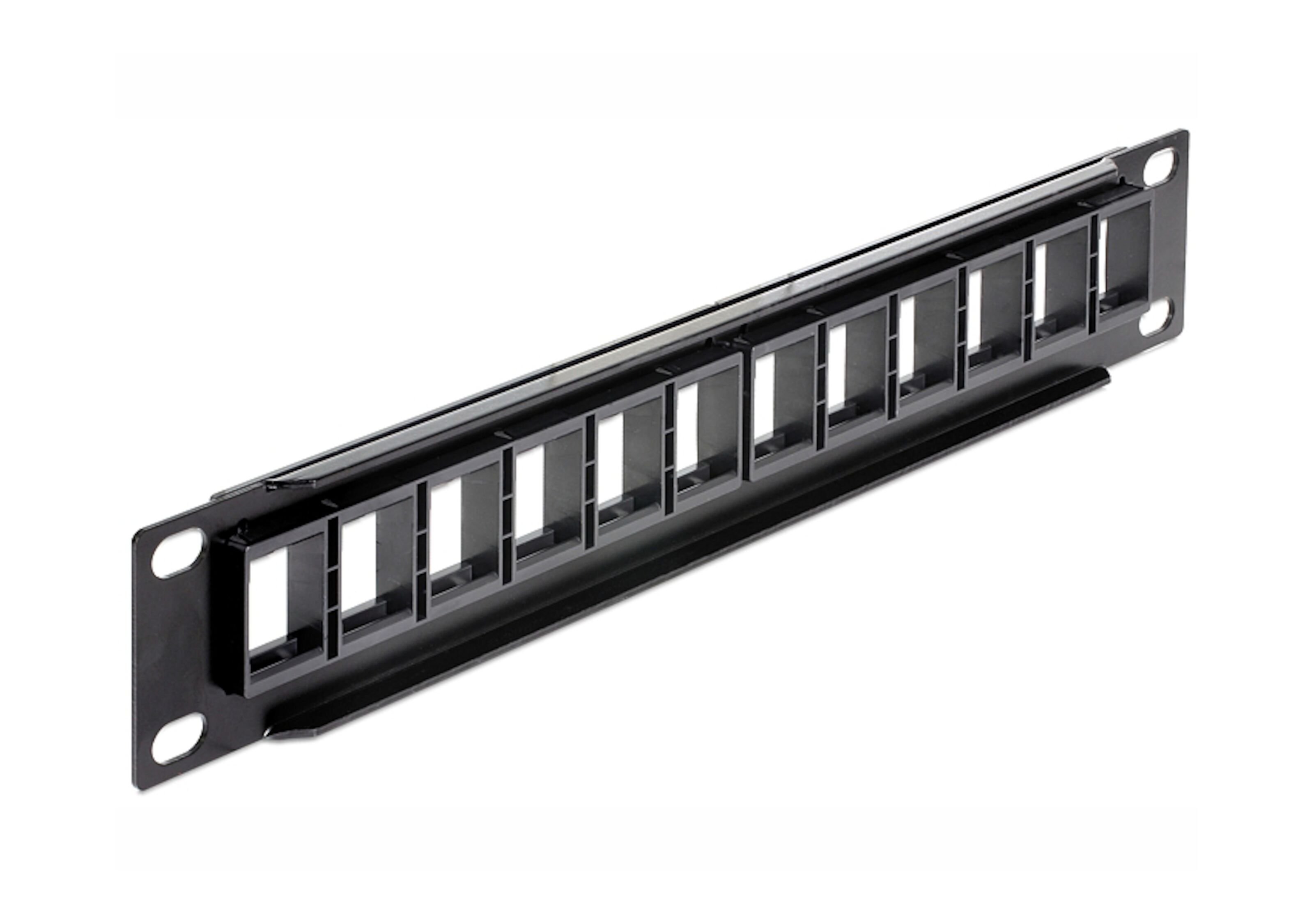 10"-patchpanel Keystone - Patchpanel, rackmontering | Kjell.com