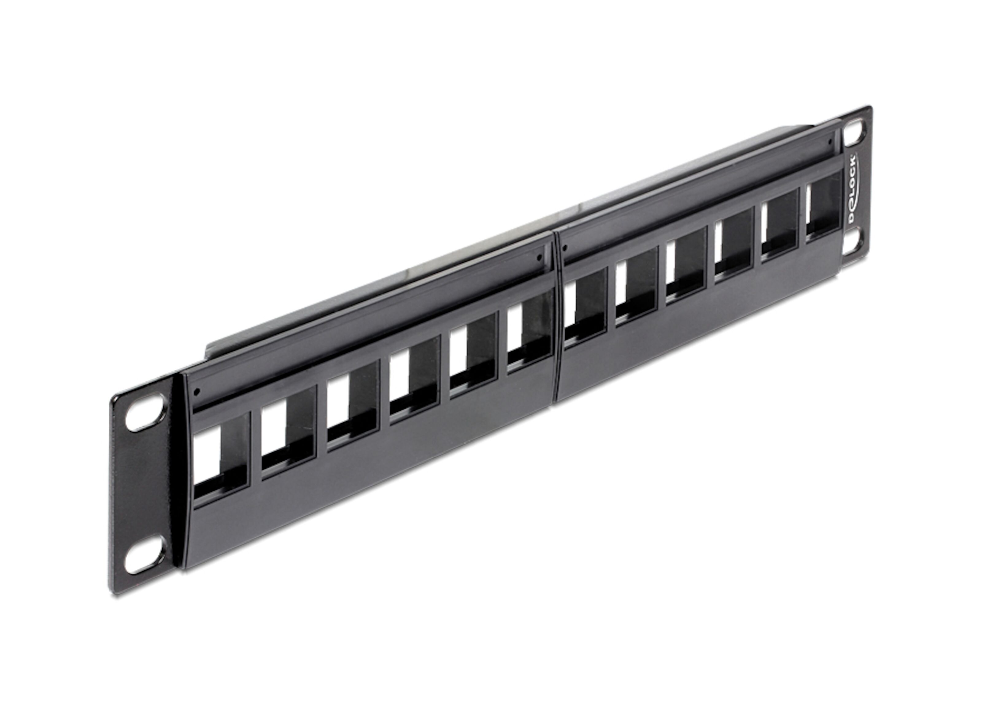 10"-patchpanel Keystone - Patchpanel, rackmontering | Kjell.com
