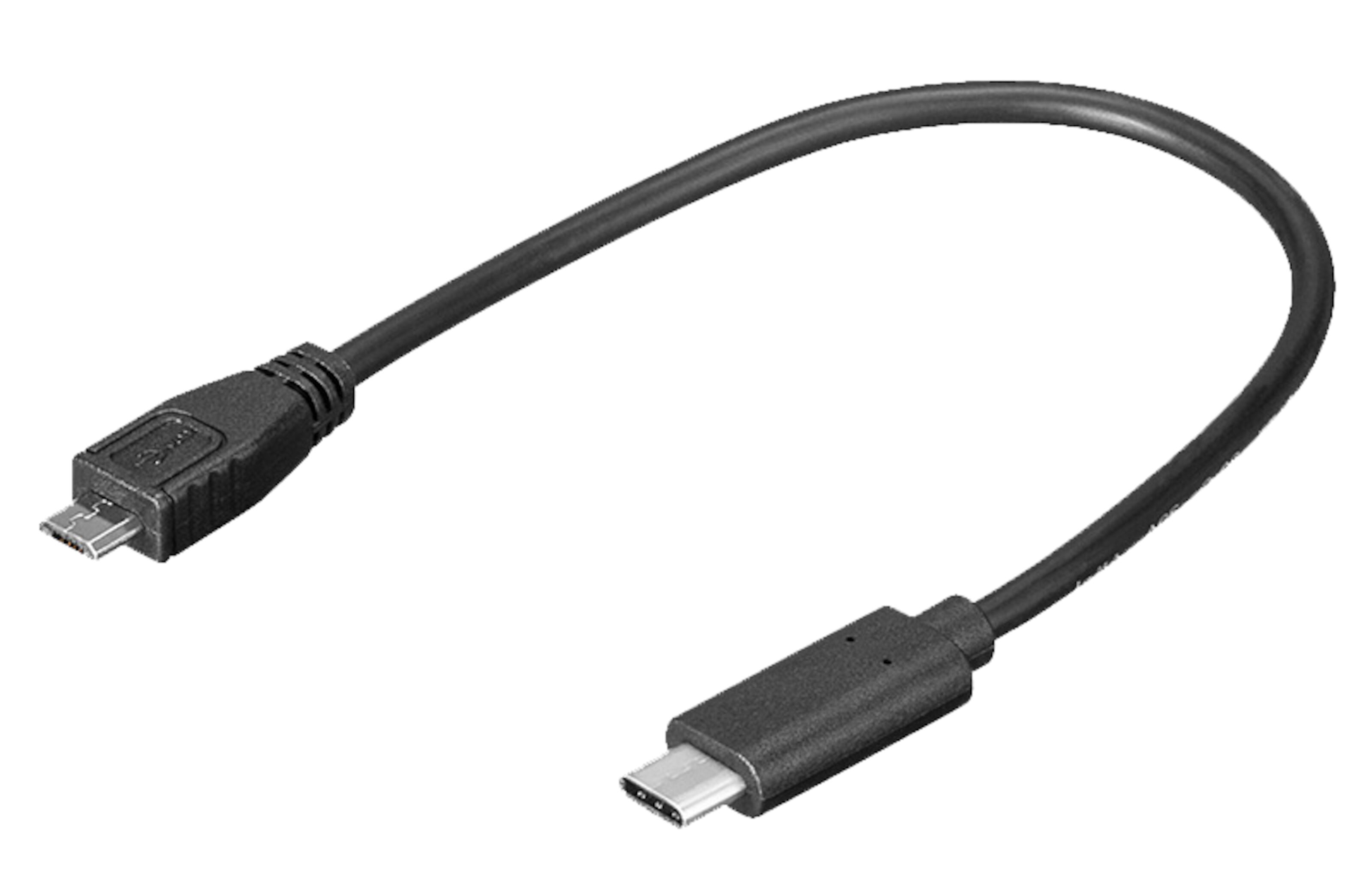 Tilkoblingskabel USB-C til Micro-USB - USB-C kabler | Kjell.com