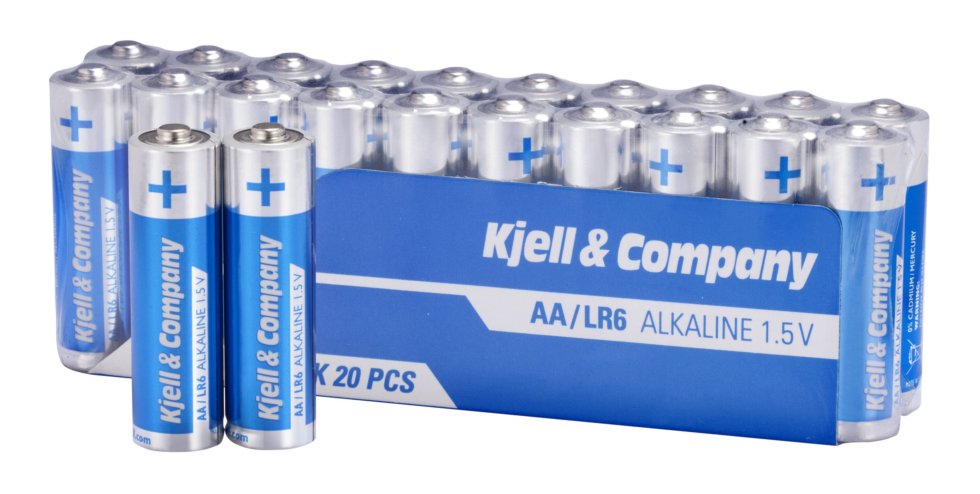 Kjell & Company AA-batterier (LR6) 20-pack - Alkaliska batterier ...
