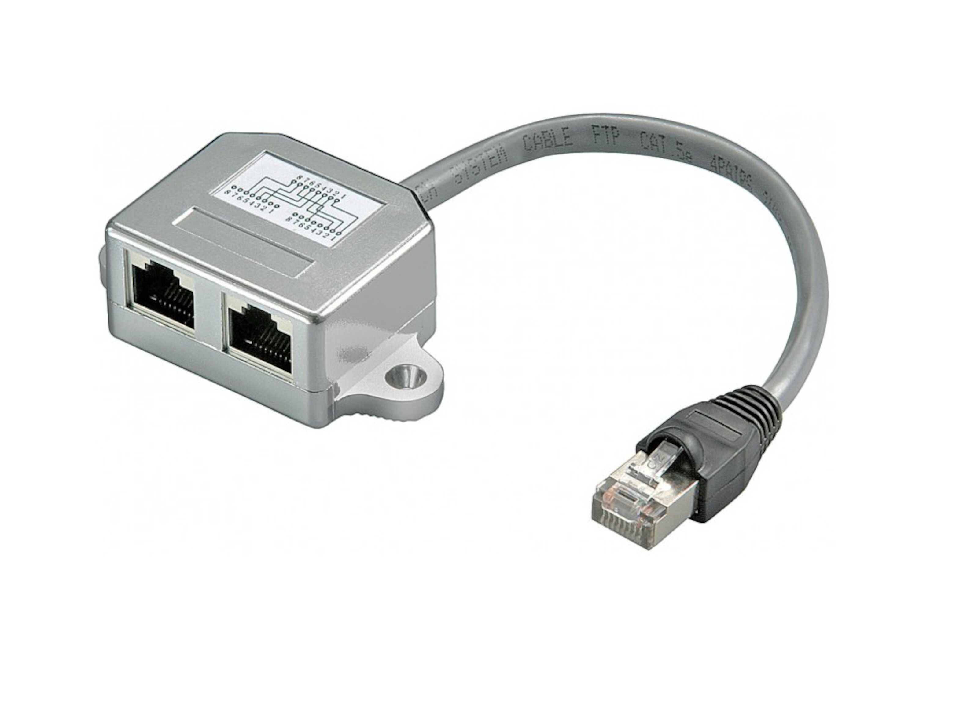 ISDN + ethernet splitter - FTP, UTP | Kjell & Company