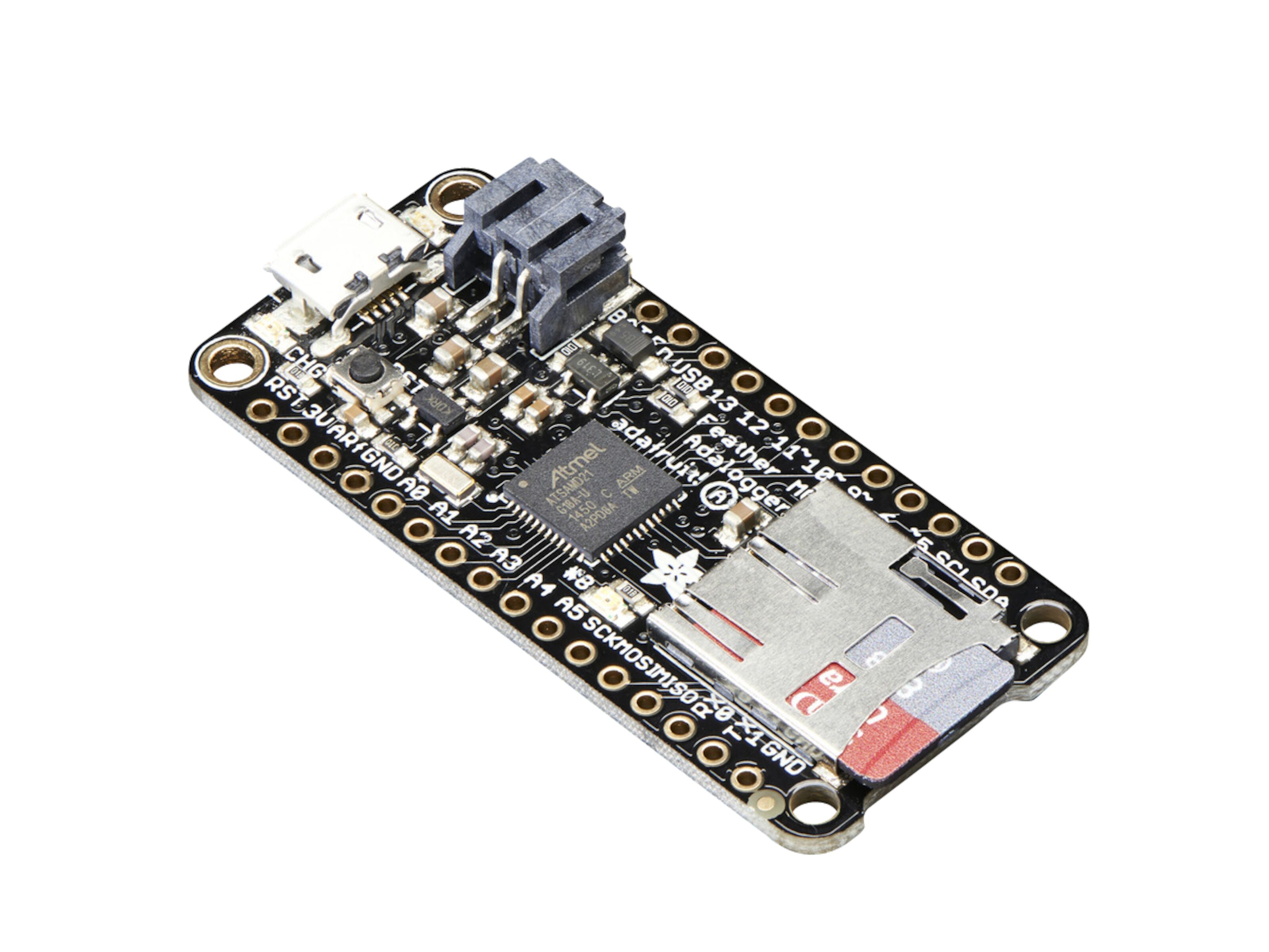 Adafruit Feather M0 Adalogger utviklingskort - Shields | Kjell.com