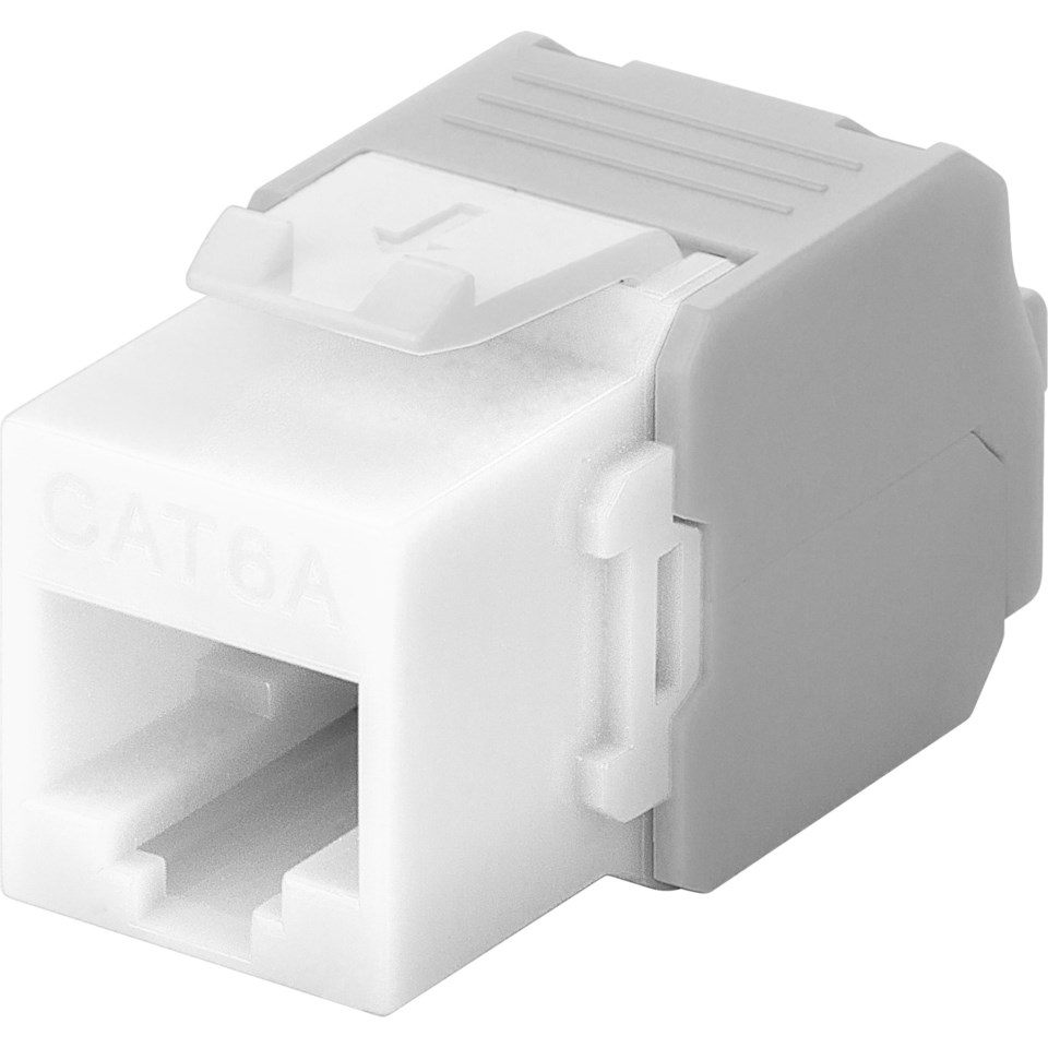 Luxorparts Keystone-jack Cat. 6a UTP verktygsfri - Keystone | Kjell.com Luxorparts Keystone-jack Cat. 6a UTP verktygsfri - Keystone | Kjell.com