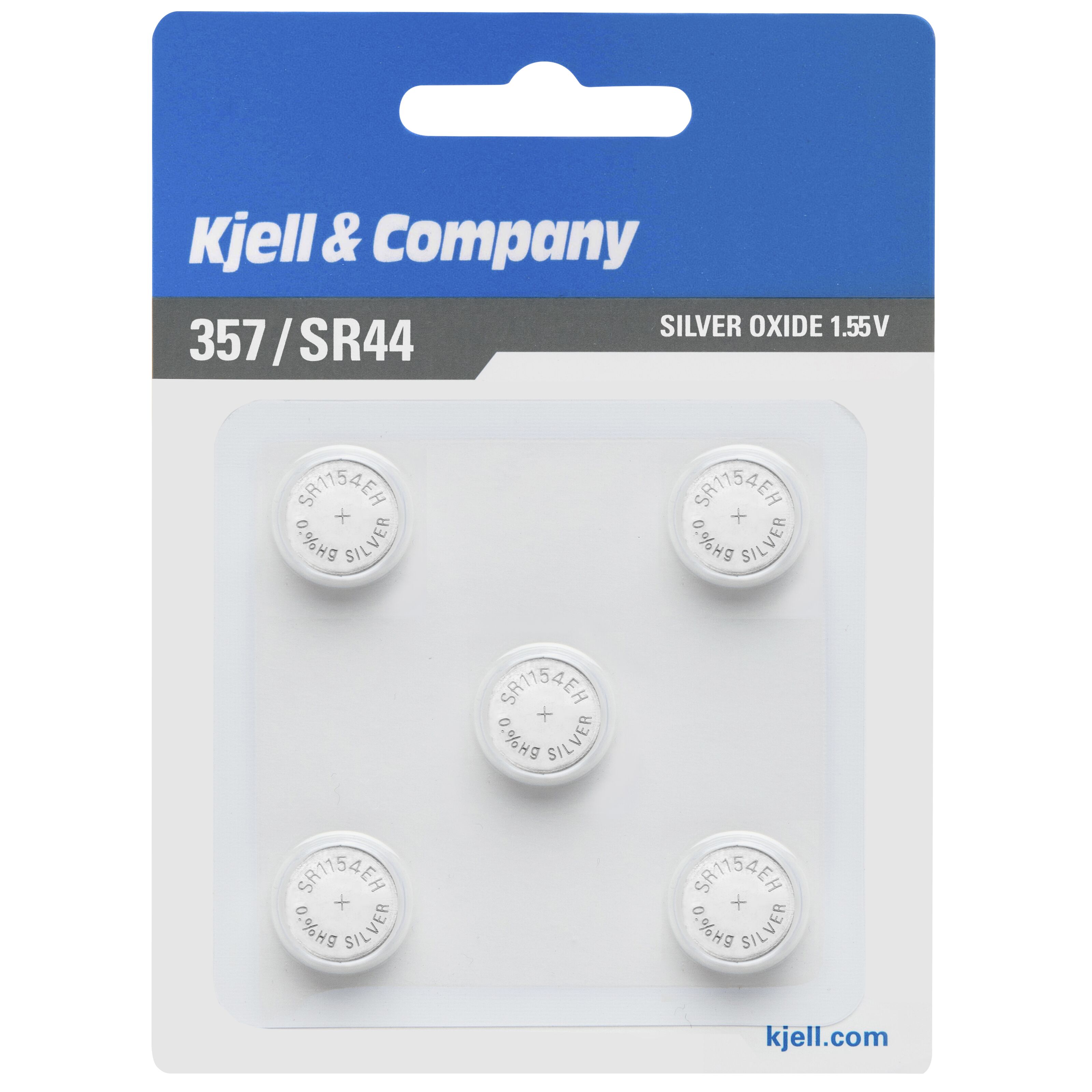 Kjell & Company Knappcellsbatteri SR44 (357) 5-pack ...