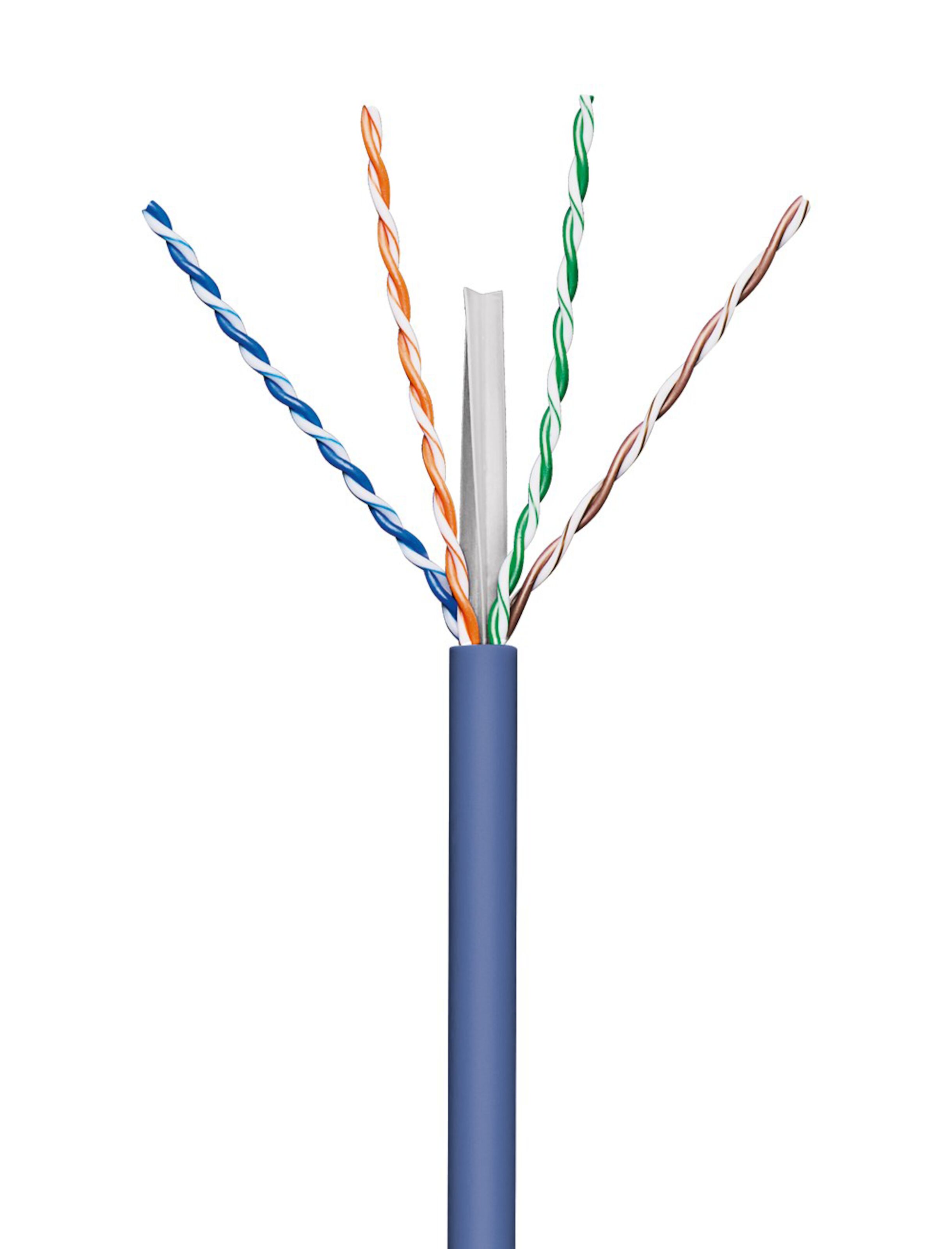 UTP-nätverkskabel Cat 6a 100 m - Installationskablar | Kjell & Company