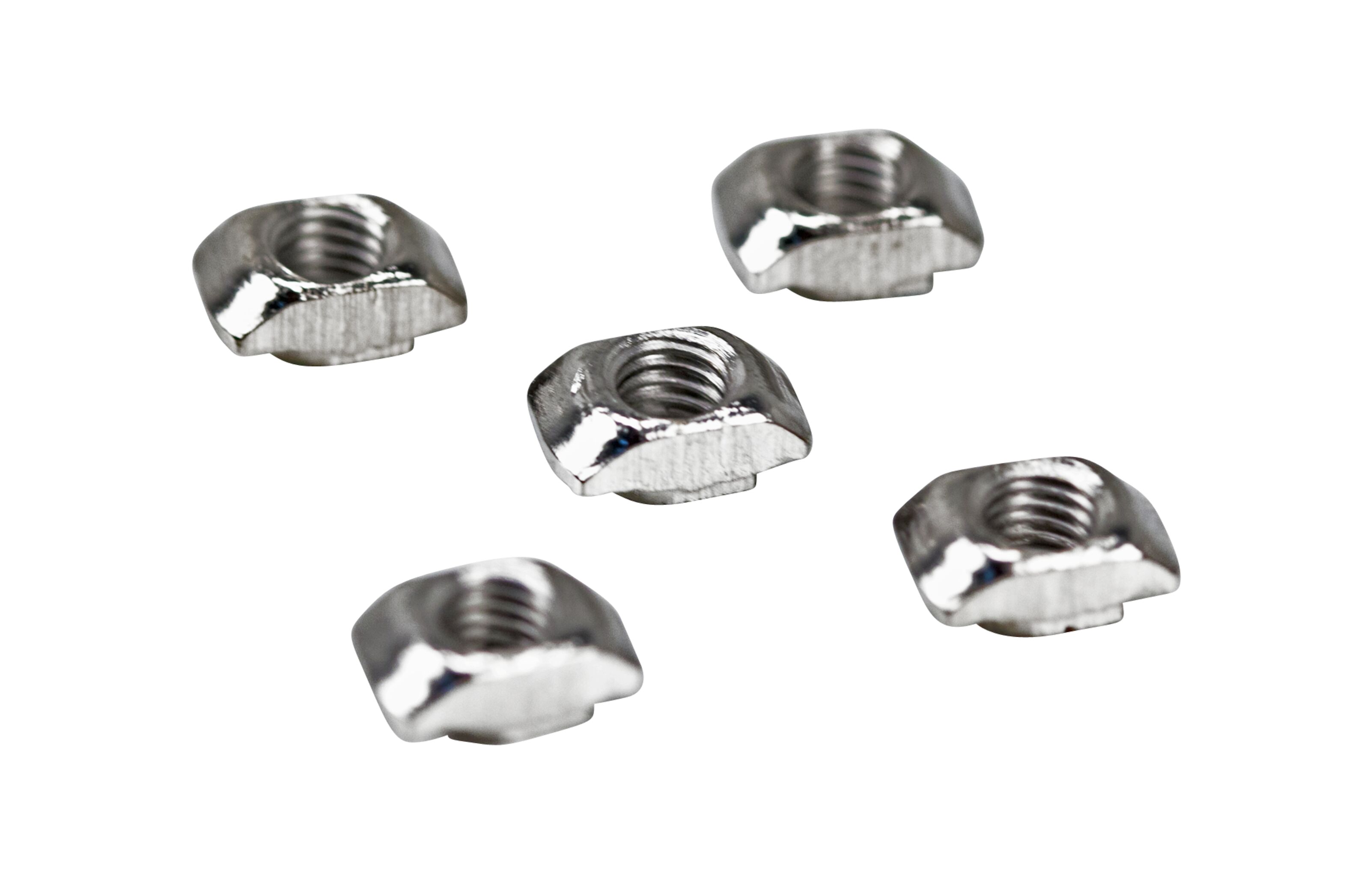 Ratrig Riflede T-muttere M5, 25-pk. - Aluminiumprofiler | Kjell & Company