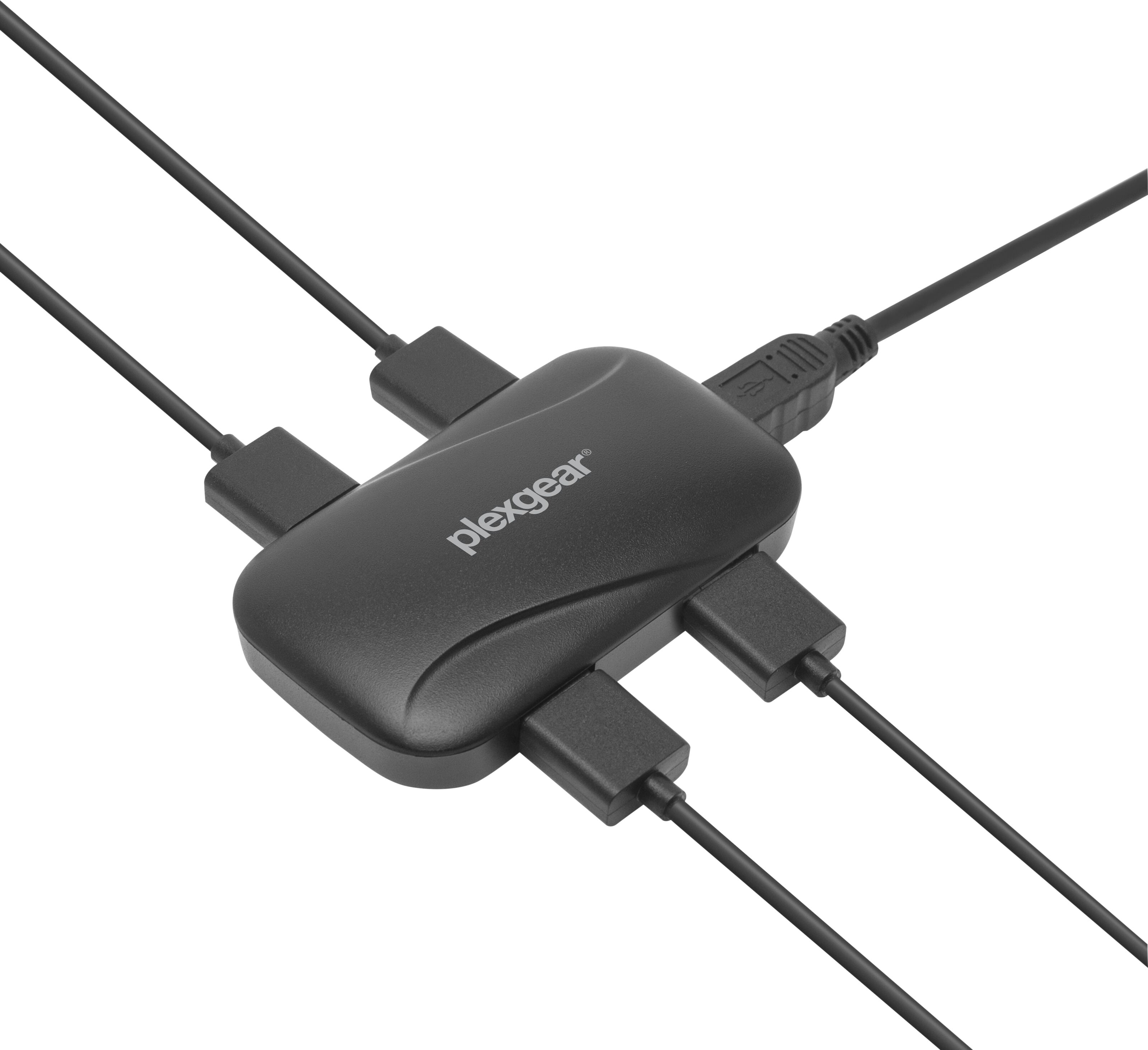 Plexgear Portable 300 USB-hub, 4-veis - USB-huber | Kjell & Company