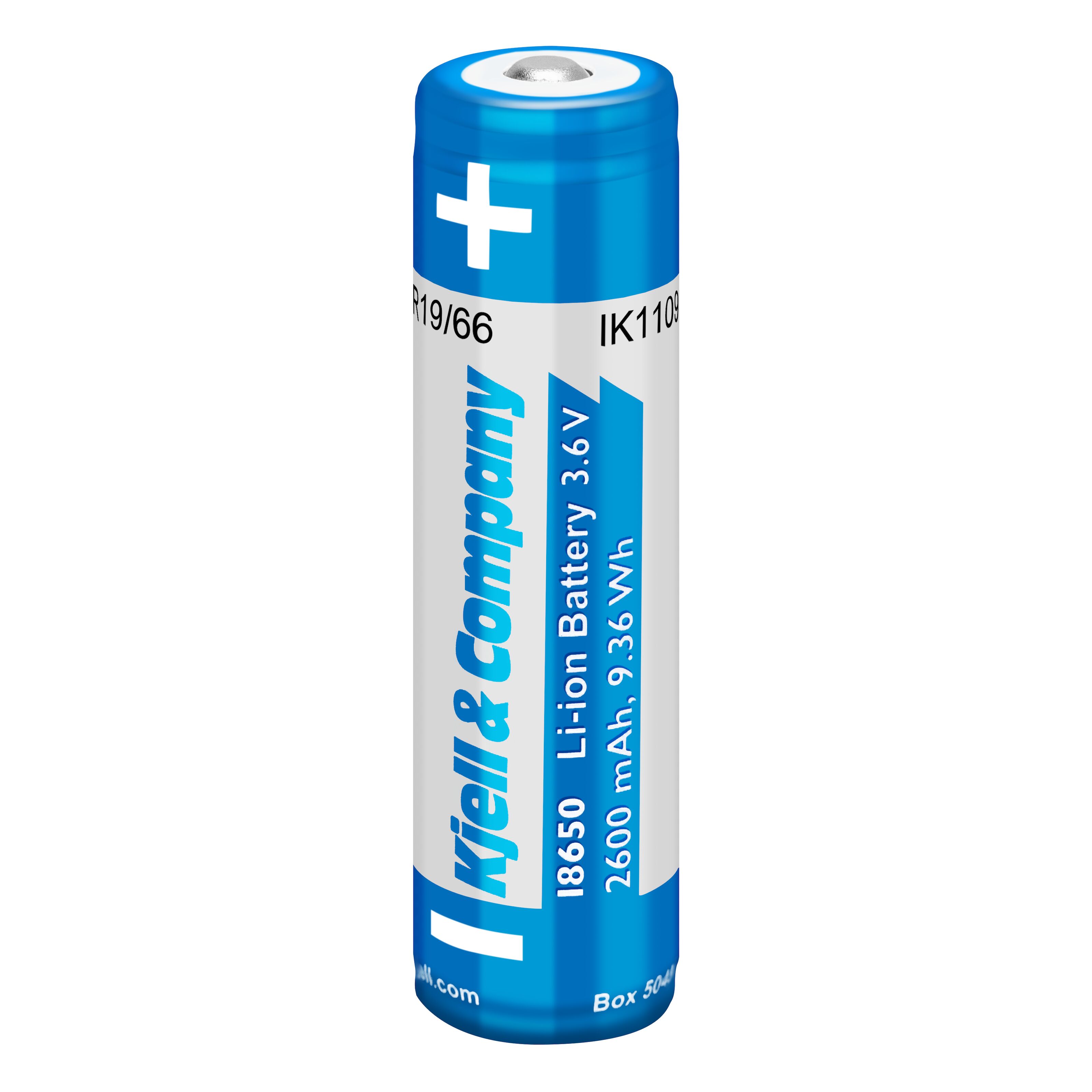 Kjell & Company 18650 Li-ion-batteri 3,6 V 2600 mAh - Litiumbatterier ...