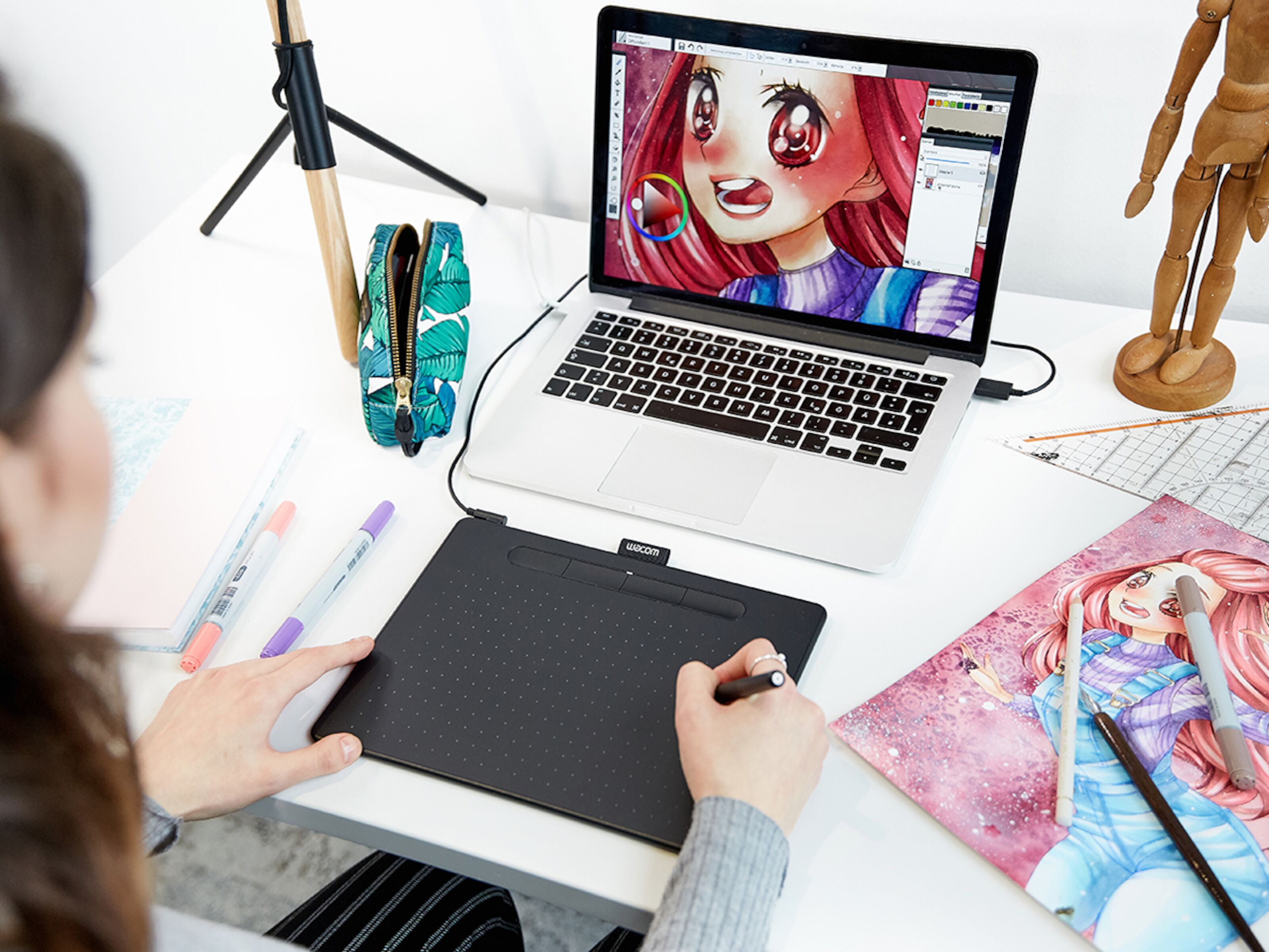 Wacom Intuos M Bluetooth Ritplatta 216x135 mm - Ritplattor | Kjell.com