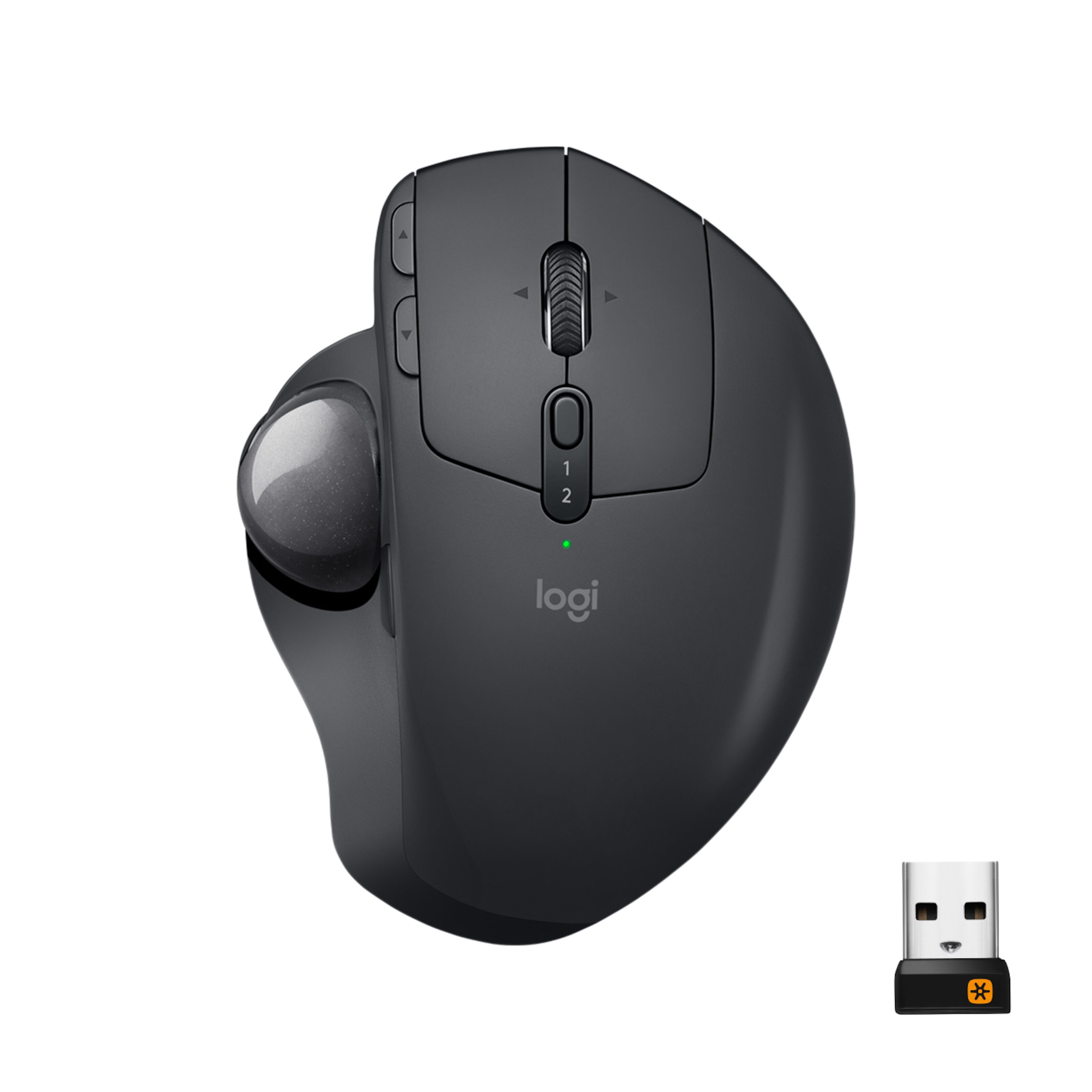 Logitech MX Ergo Trådlös styrkula - Ergonomiska möss | Kjell & Company