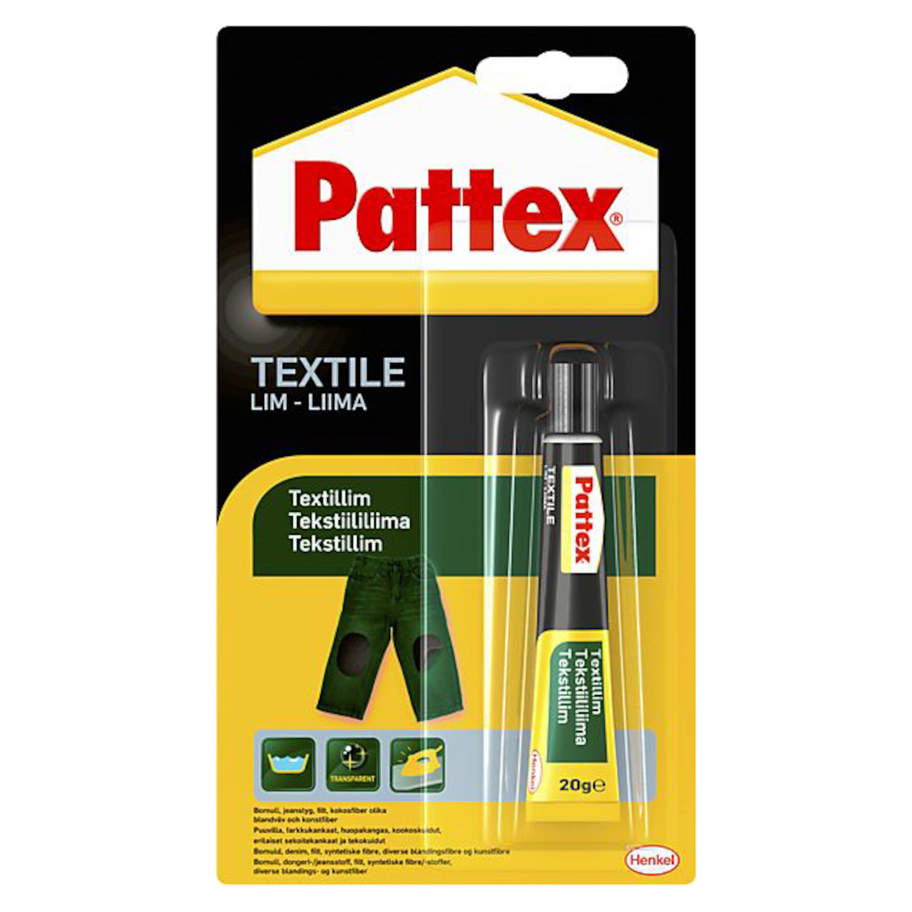 Pattex Special Textile Lim - Lim, häftmassa | Kjell & Company