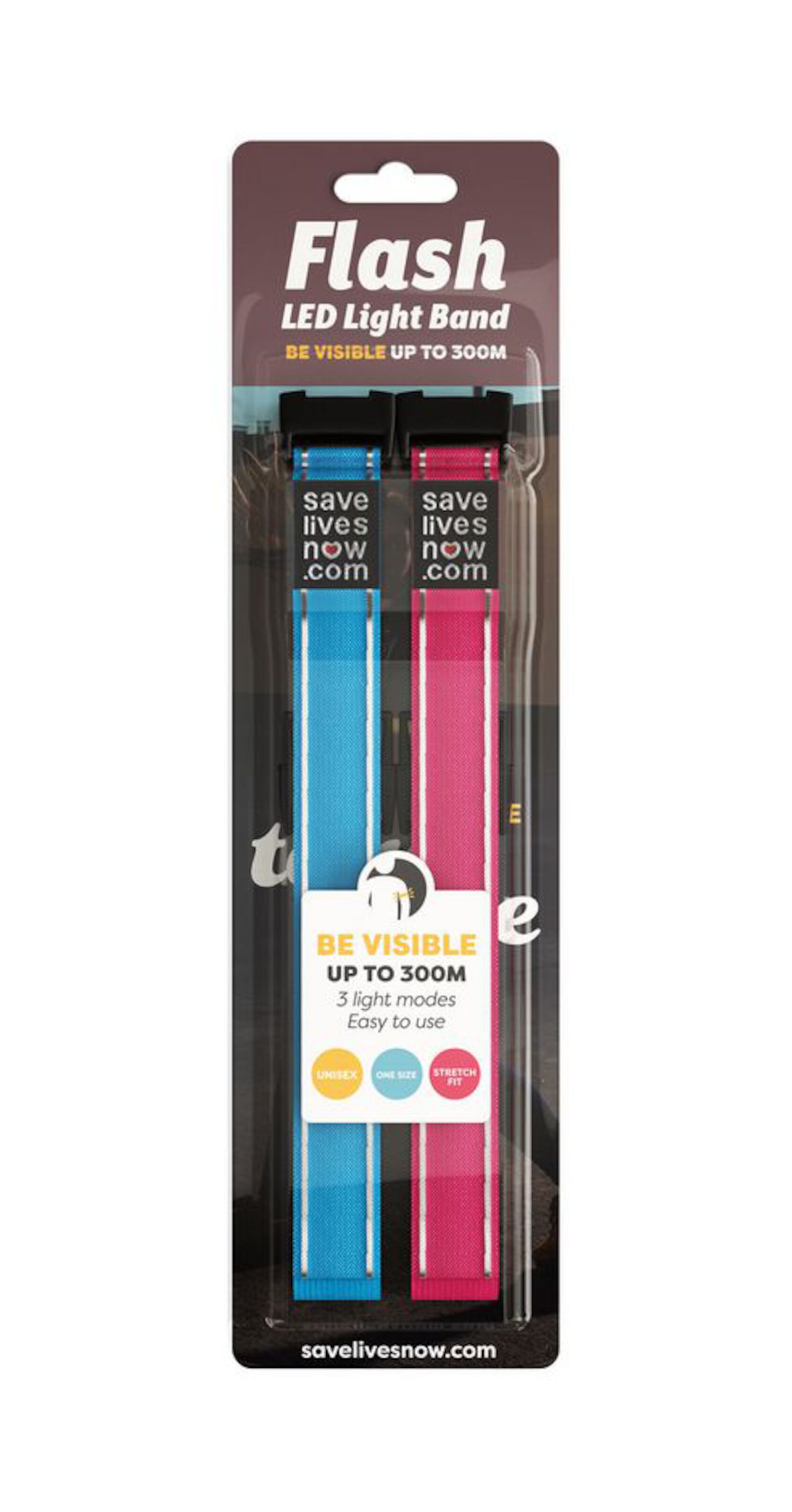 Flash LED-reflexband 2-pack - Reflexer | Kjell.com