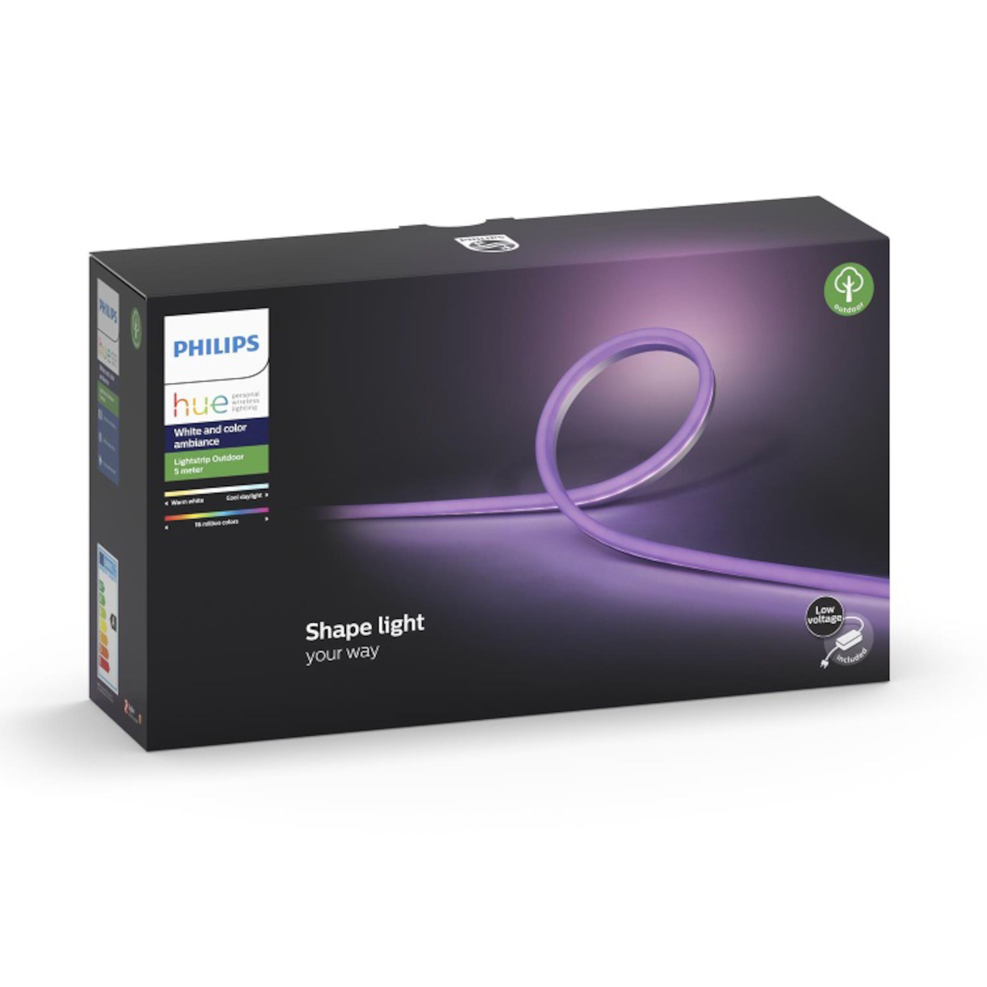 Philips Hue Lightstrip Outdoor RGB LED-list - Homekit Philips Hue Lightstrip Outdoor RGB LED-list - Homekit