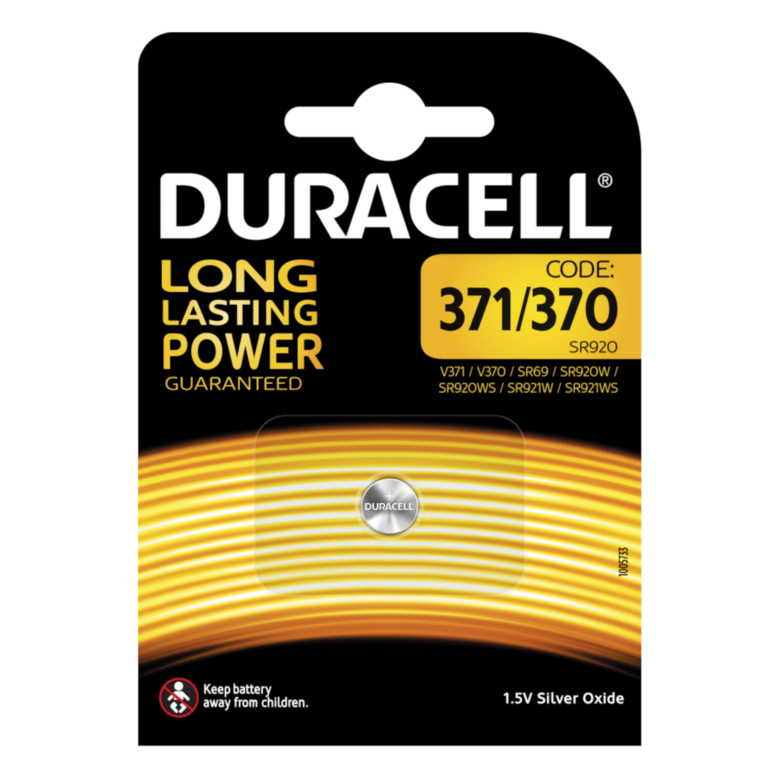 Duracell Knappcellsbatteri SR69 (370) - Knappcellsbatterier | Kjell.com