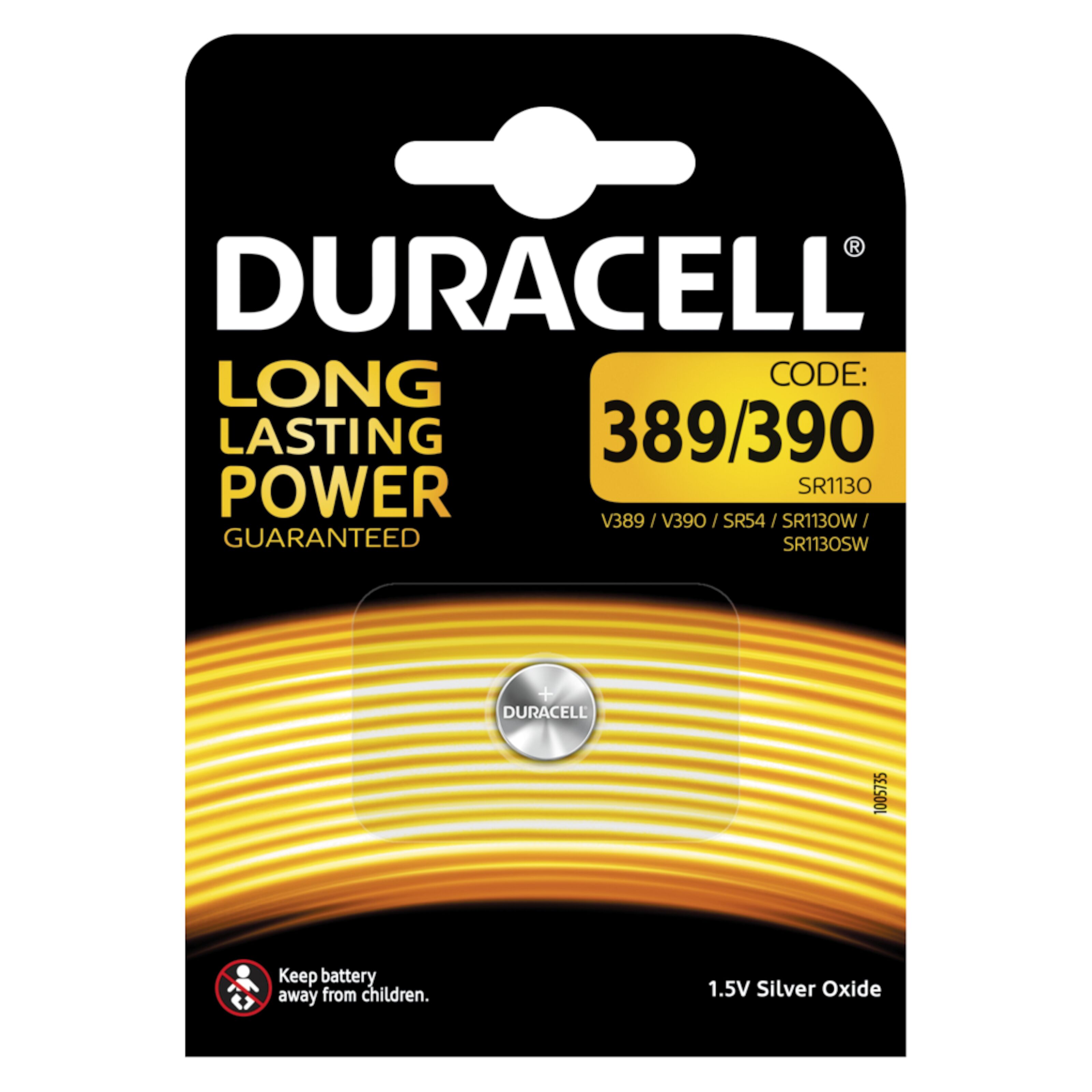 Duracell Knappcellsbatteri SR54 (389) - Knappcellsbatterier | Kjell ...