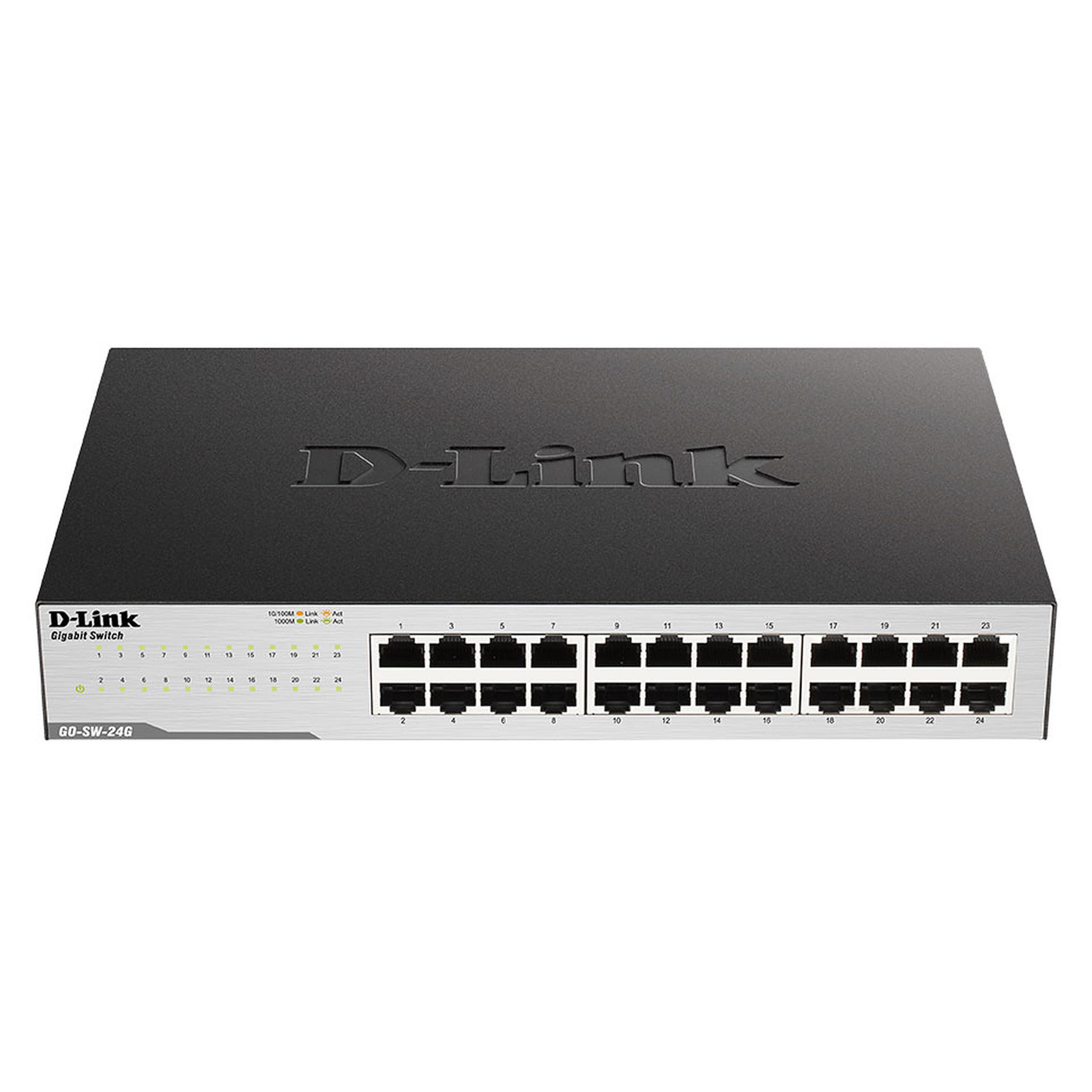 D-Link GO-SW-24G 24-port gigabitswitch - Switchar | Kjell & Company