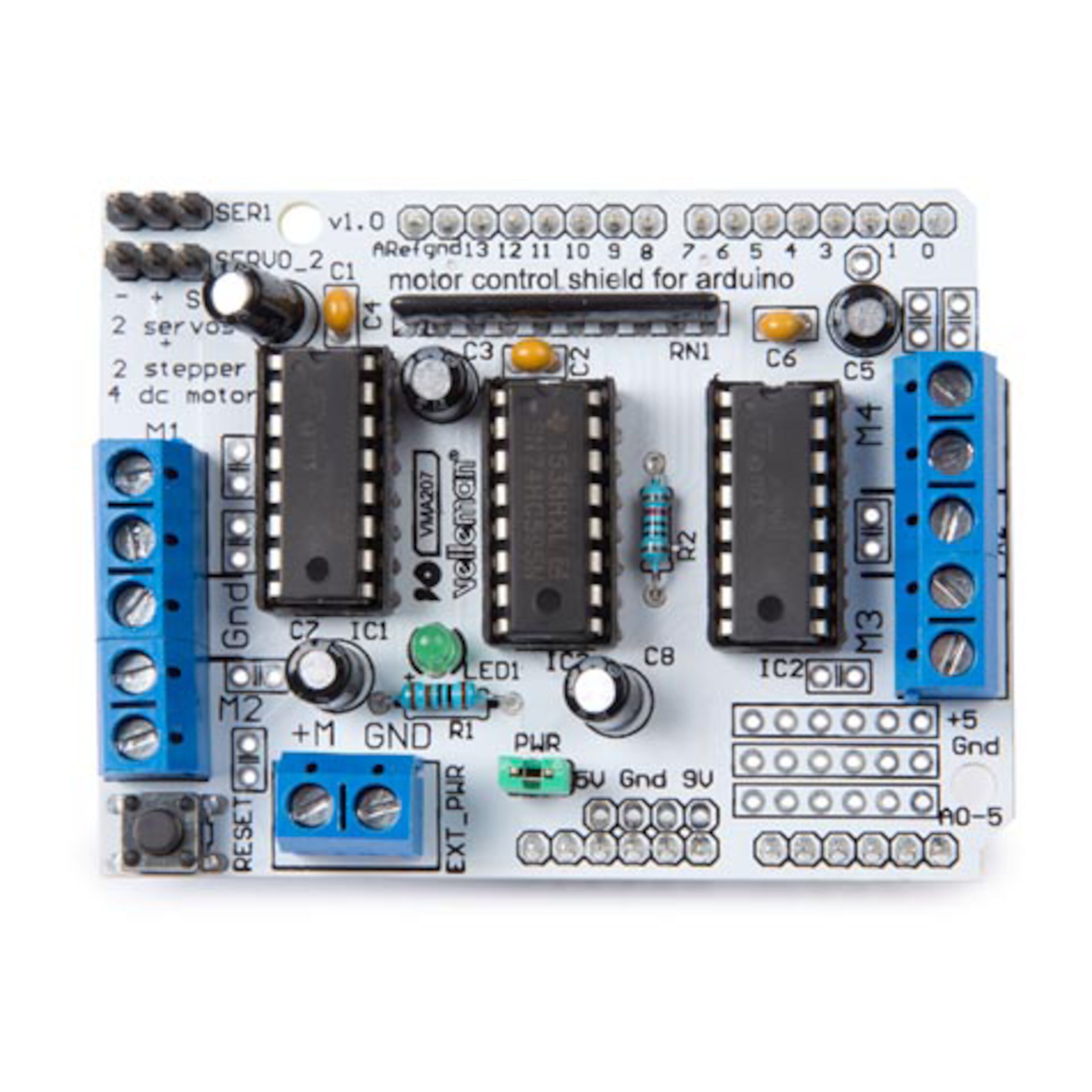 Motor-shield för Arduino - Shields | Kjell.com