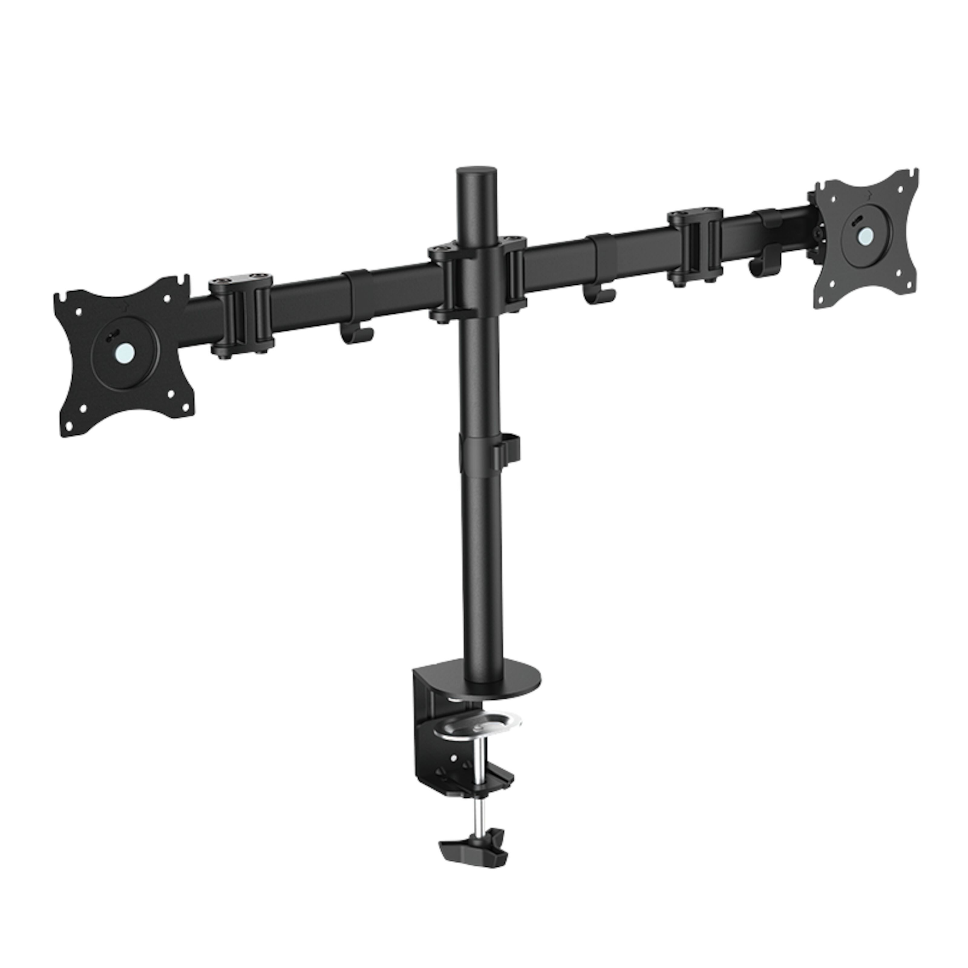 LogiLink Bordfeste med 2 armer for skjermer på 13-27" - Bordfeste for ...