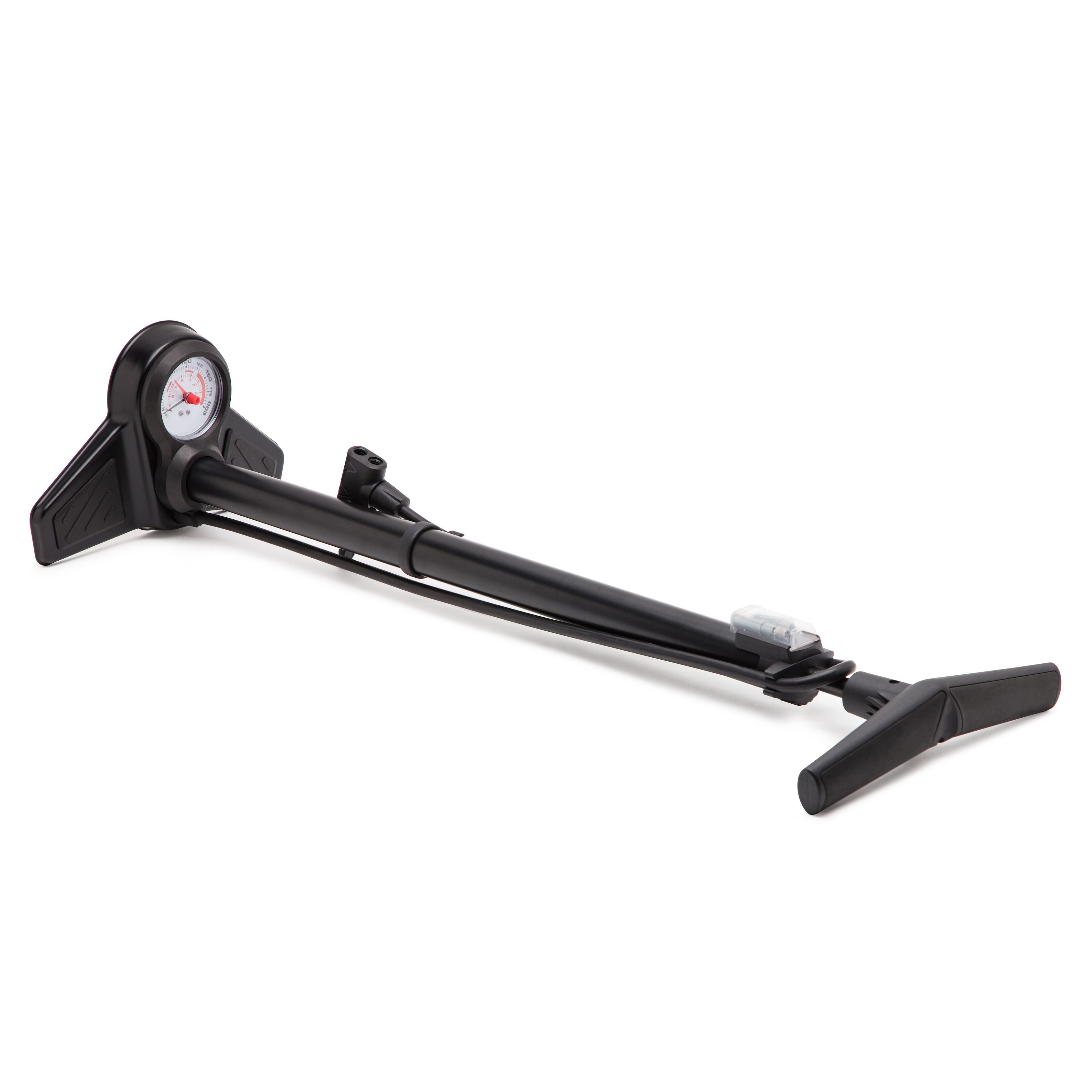 Luxorparts Cykelpump med tryckmätare - Cykelpumpar | Kjell.com