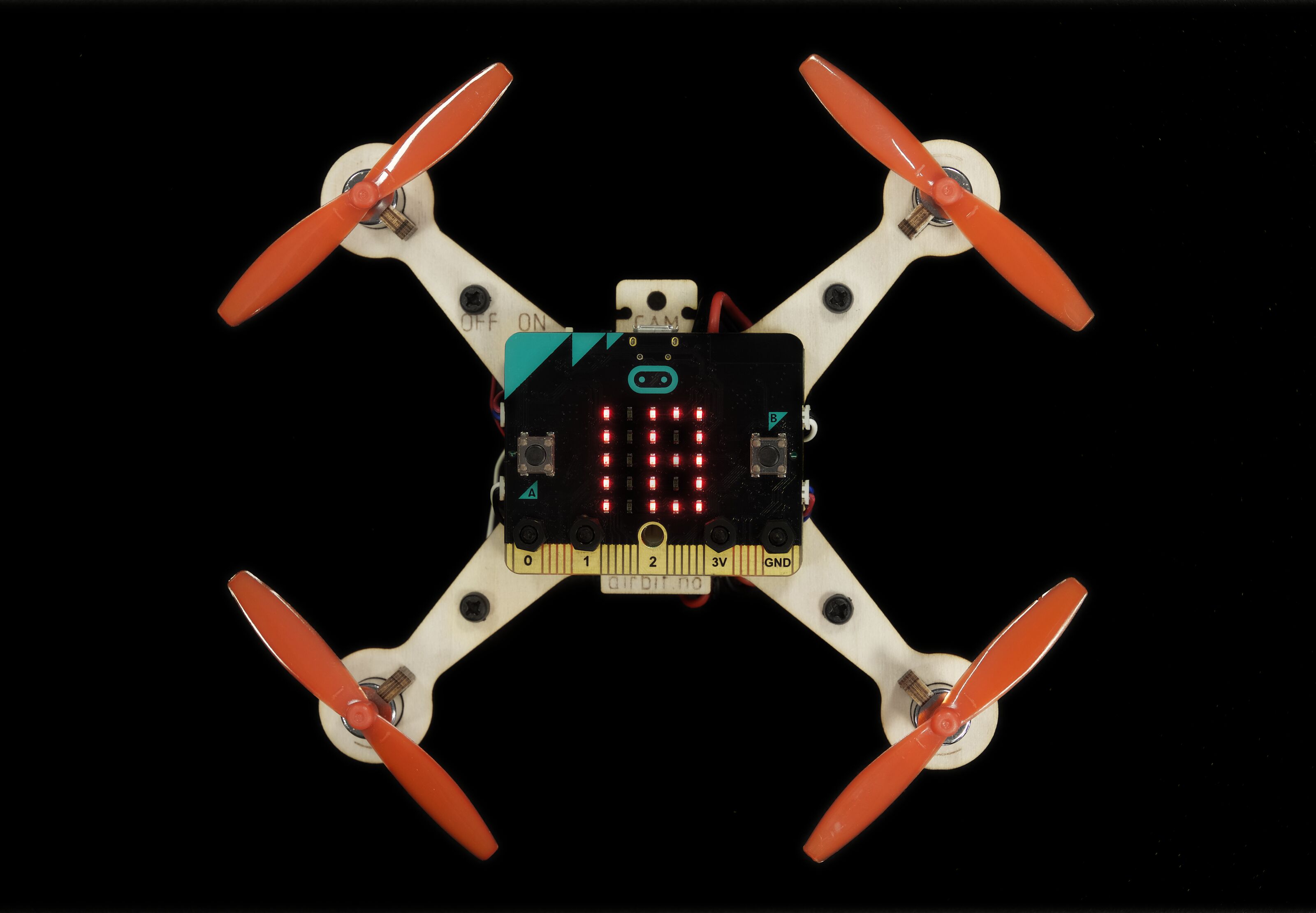 MakeKit Air:bit Dronebyggesett for Micro:bit - Microbit | Kjell.com