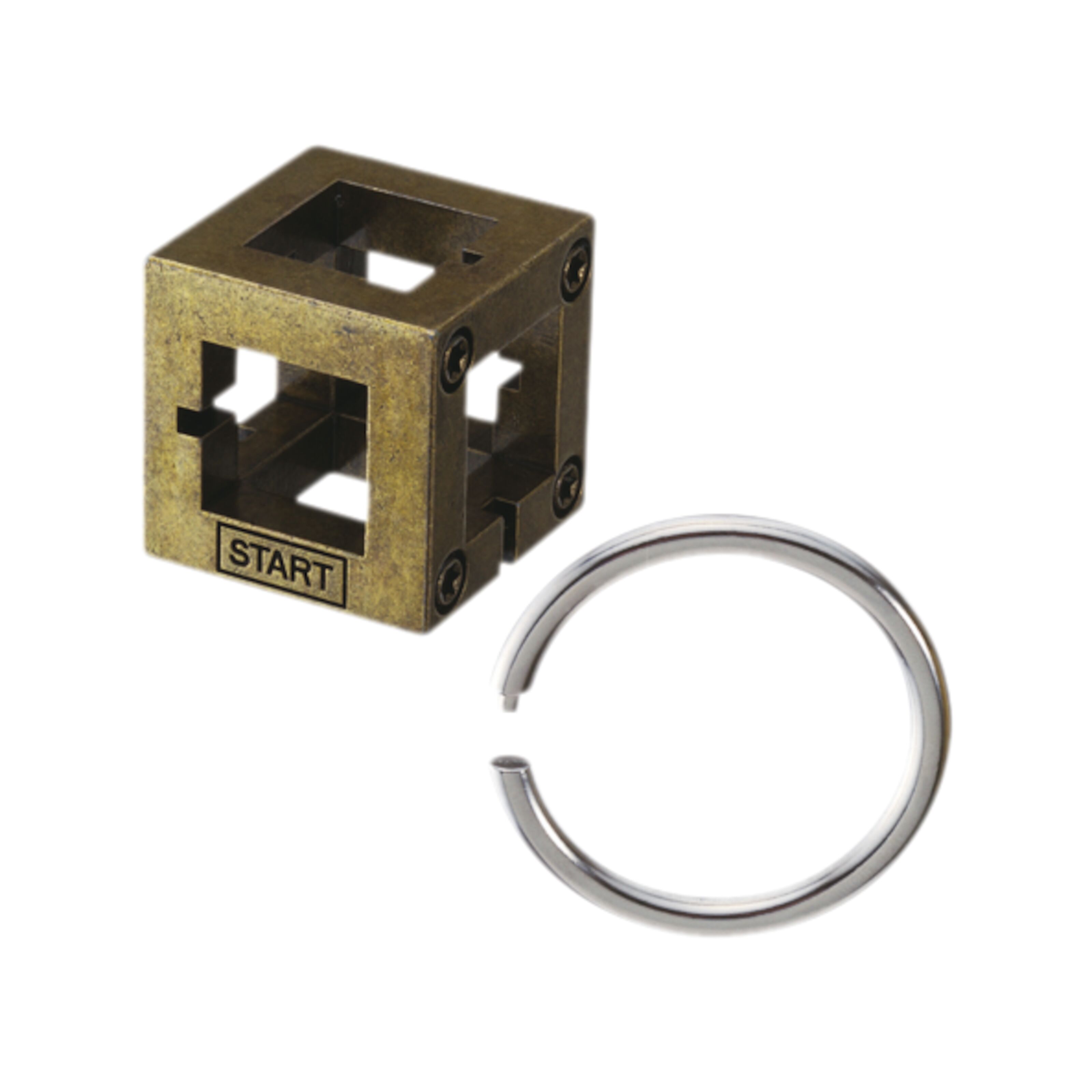 Hanayama Huzzle Cast Box Hjärnpussel i metall - Knep och knåp | Kjell.com