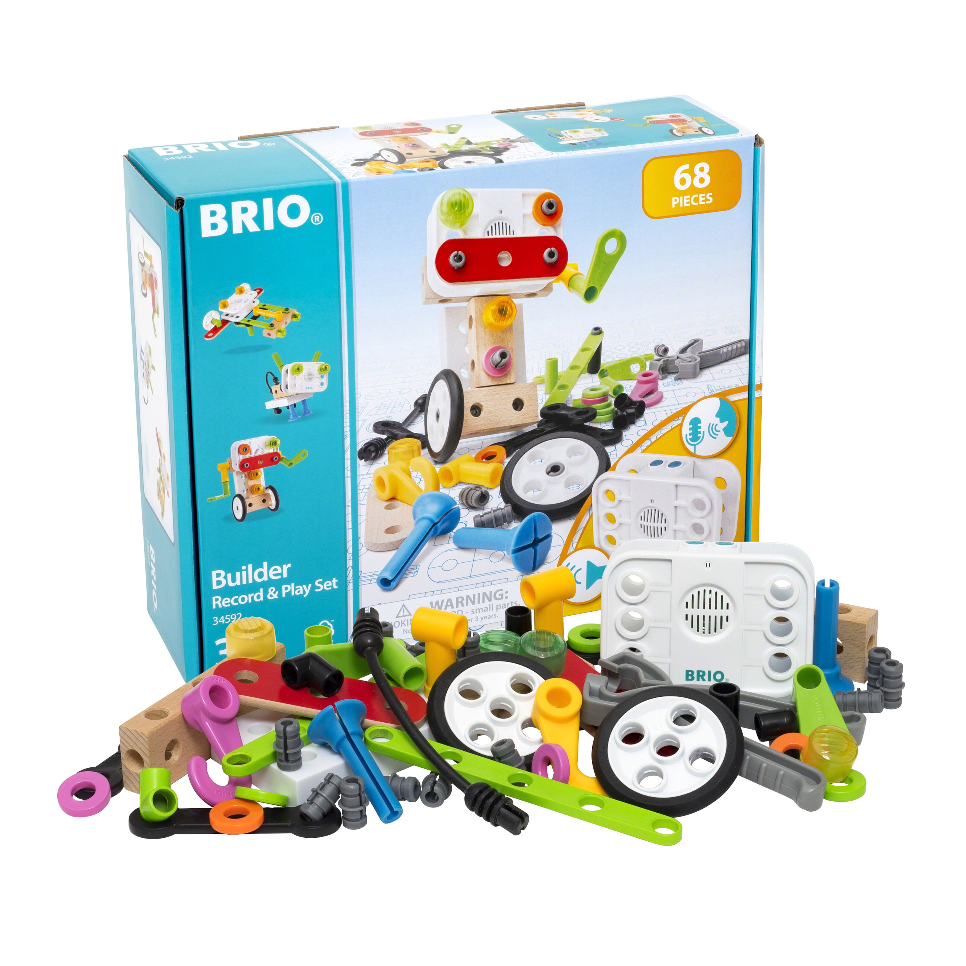 Brio Builder Record & Play Set - Lek og lær | Kjell.com
