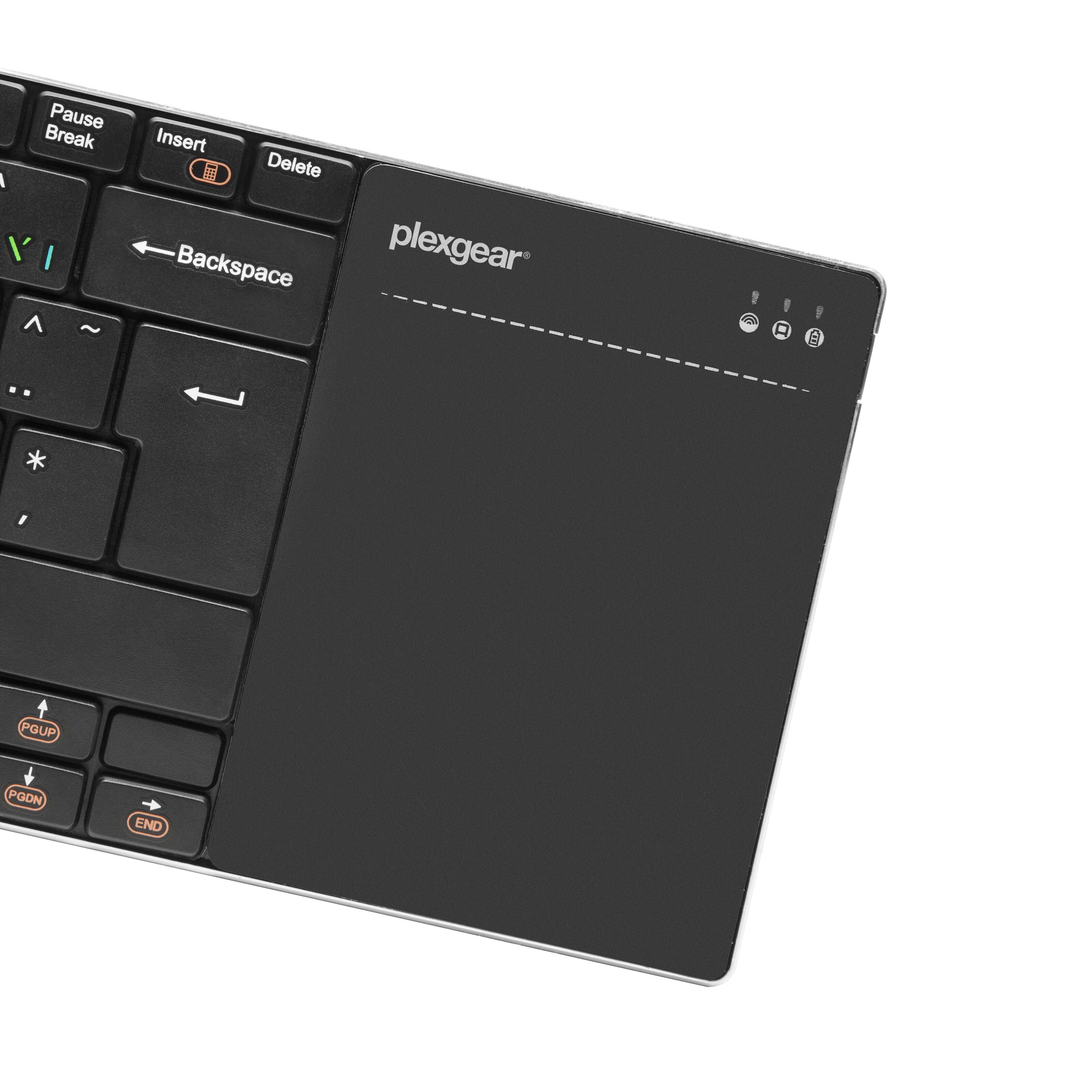Plexgear Mediatrack Edge X Trådlöst tangentbord - Trådlösa tangentbord ...