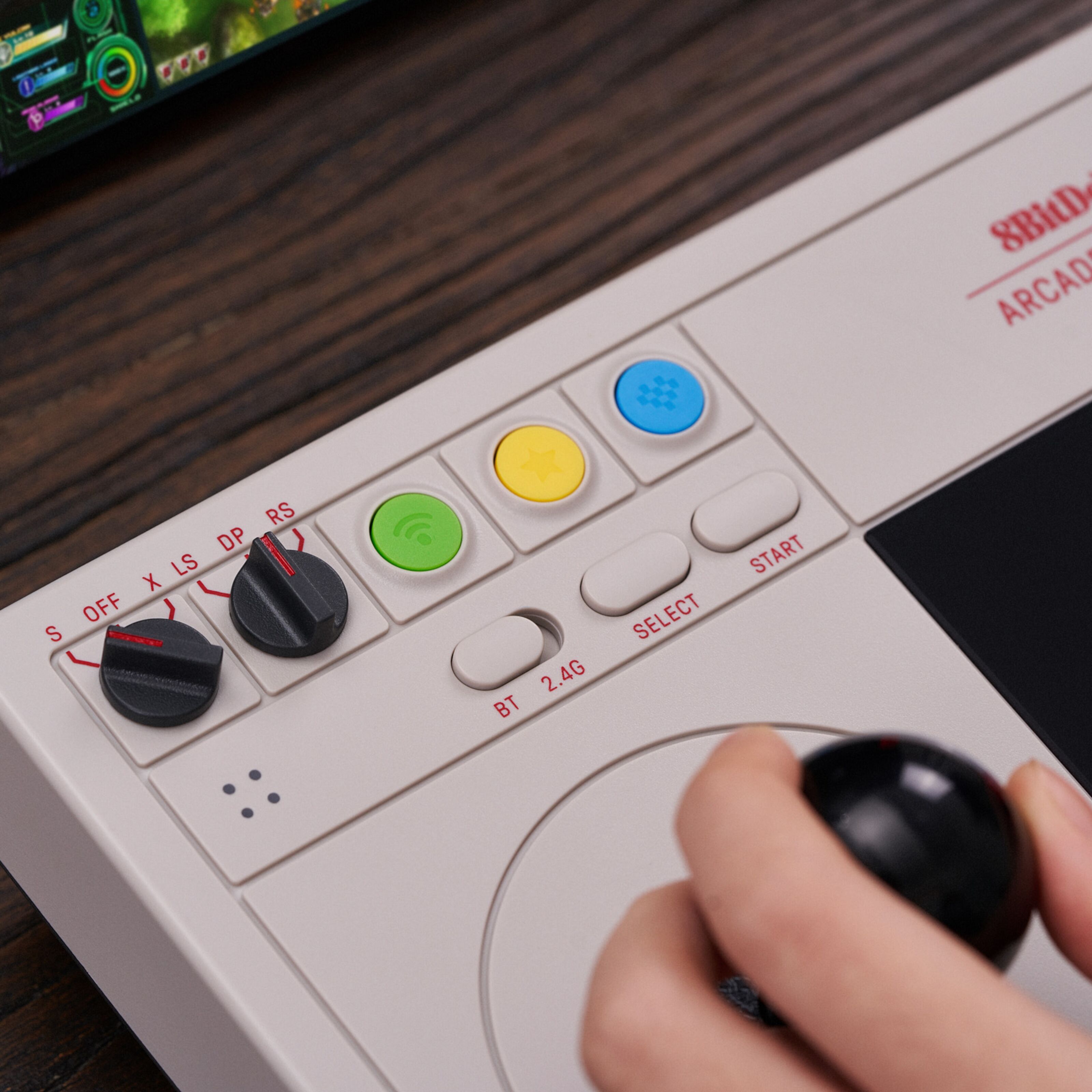 8Bitdo Arcade Stick - Handkontroller | Kjell.com