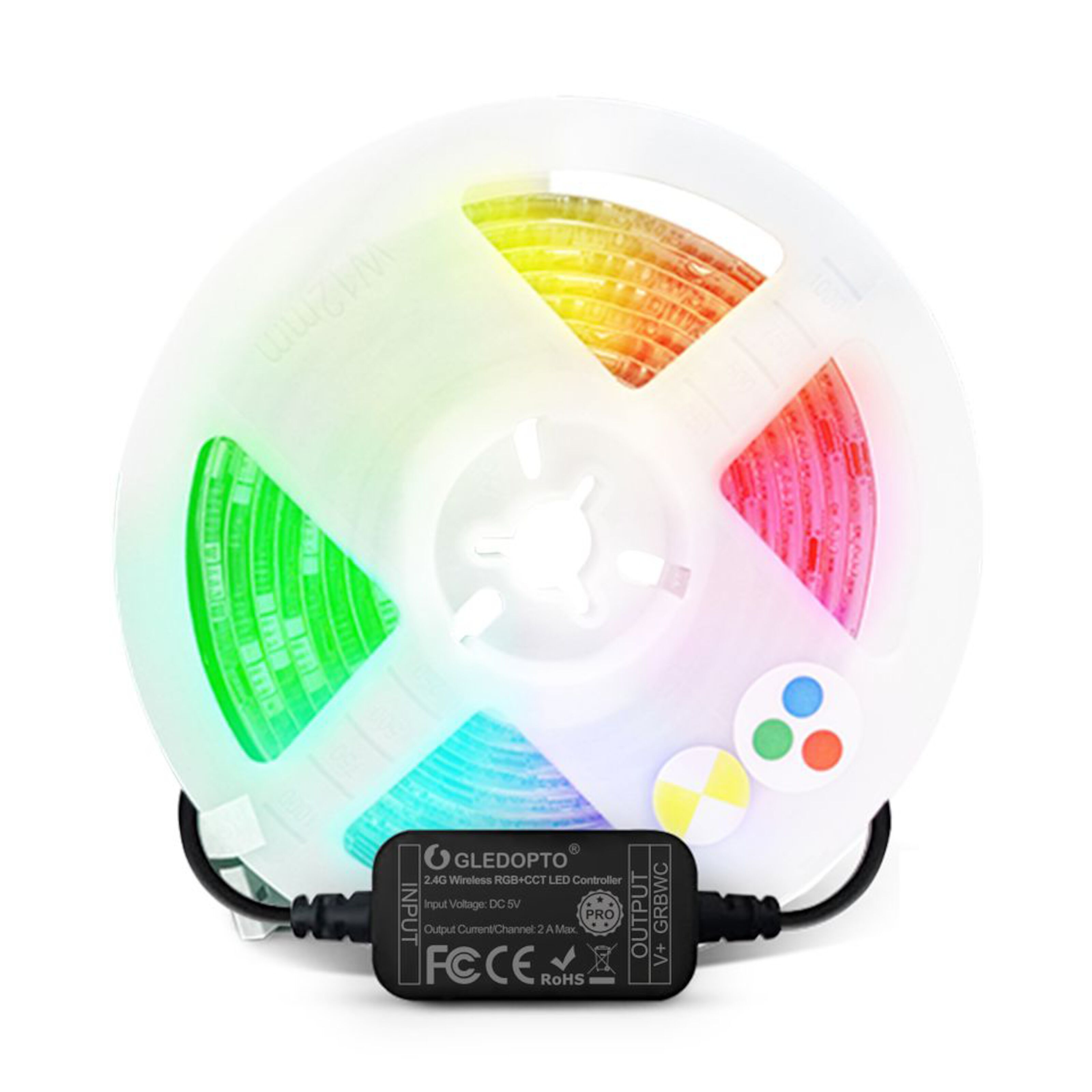 Gledopto RGB LED-list med Zigbee 2 m - Smart belysning | Kjell.com