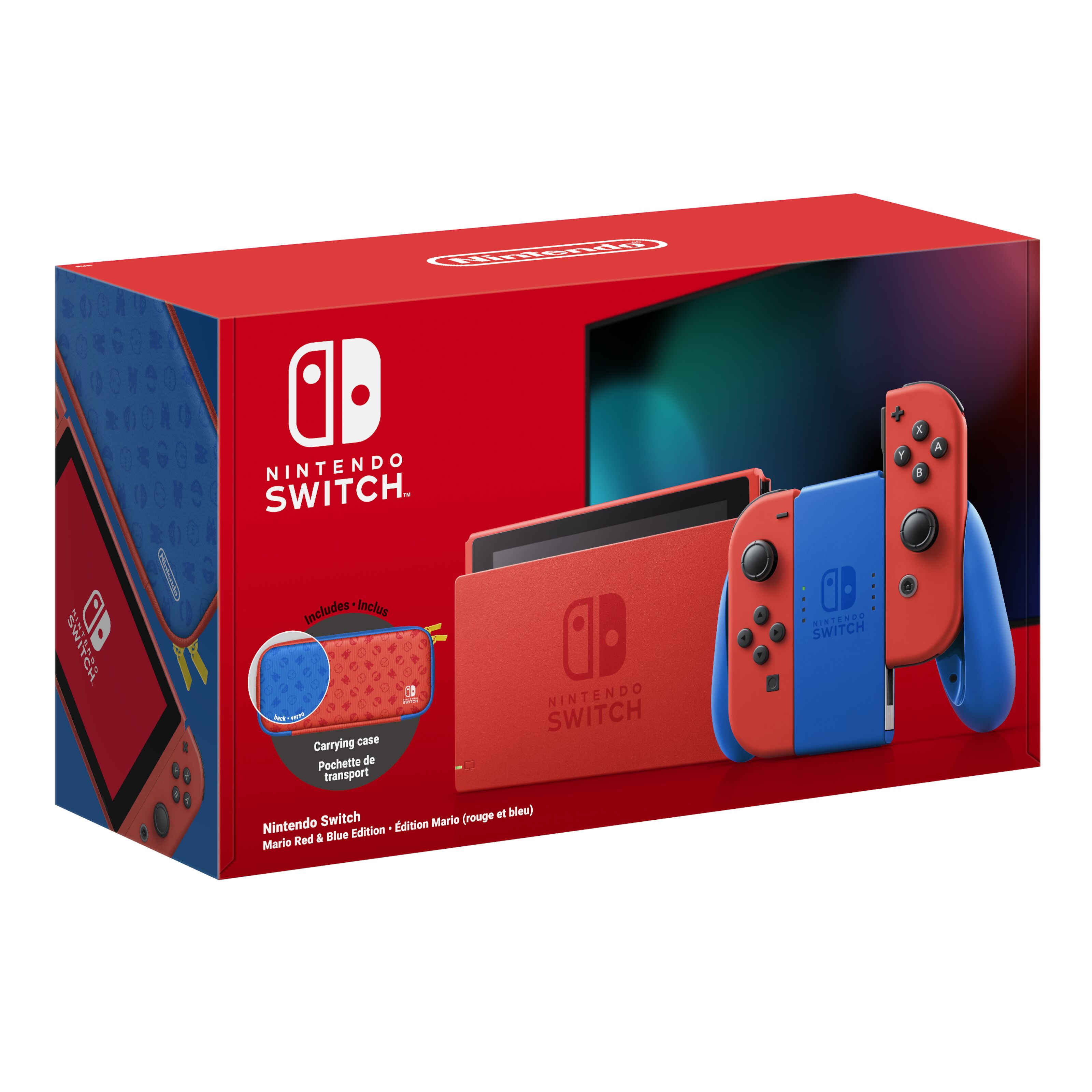Nintendo Switch (2019) Mario Red & Blue Edition - Nintendo Switch ...