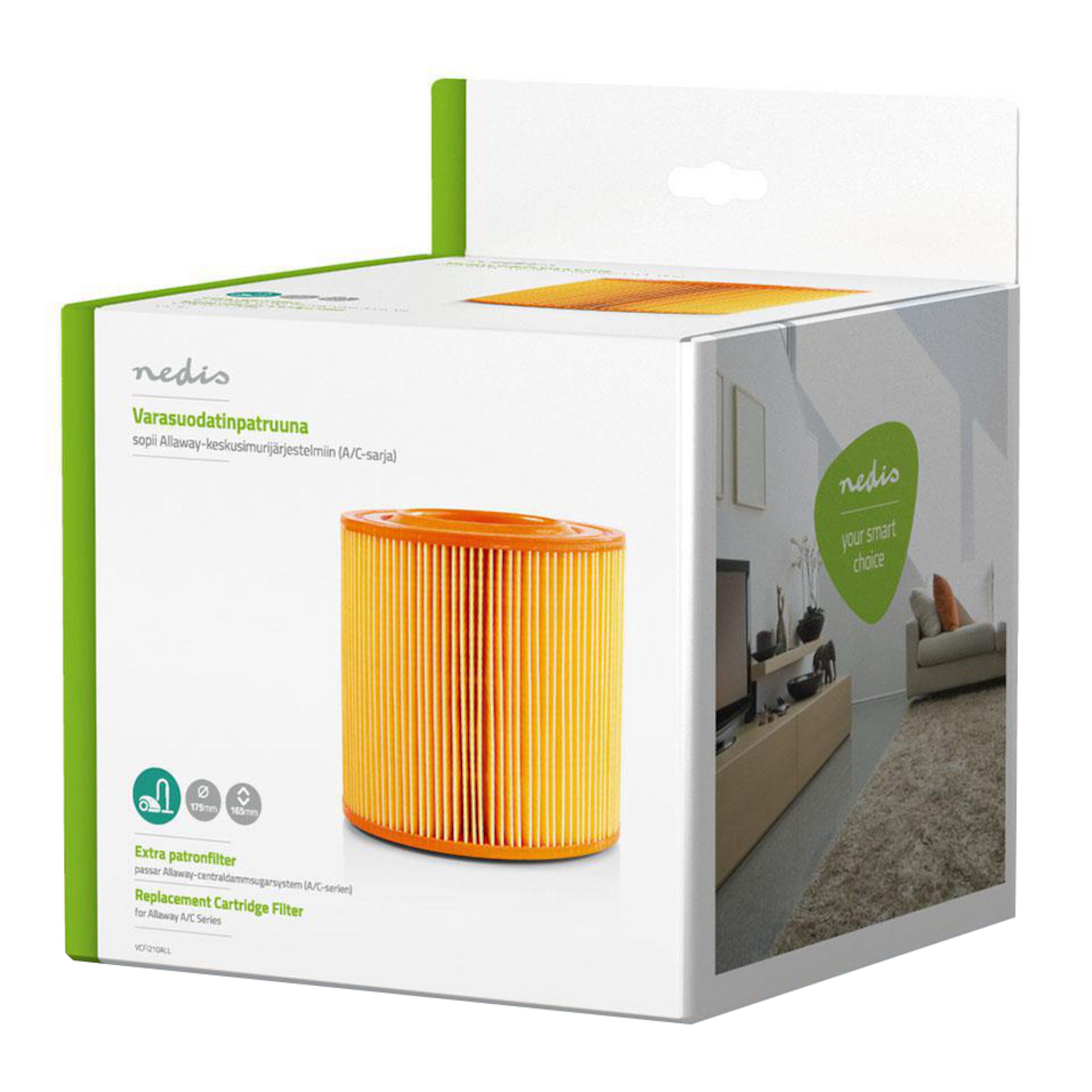 Patronfilter Allaway A/C-serien - Dammsugarfilter | Kjell.com