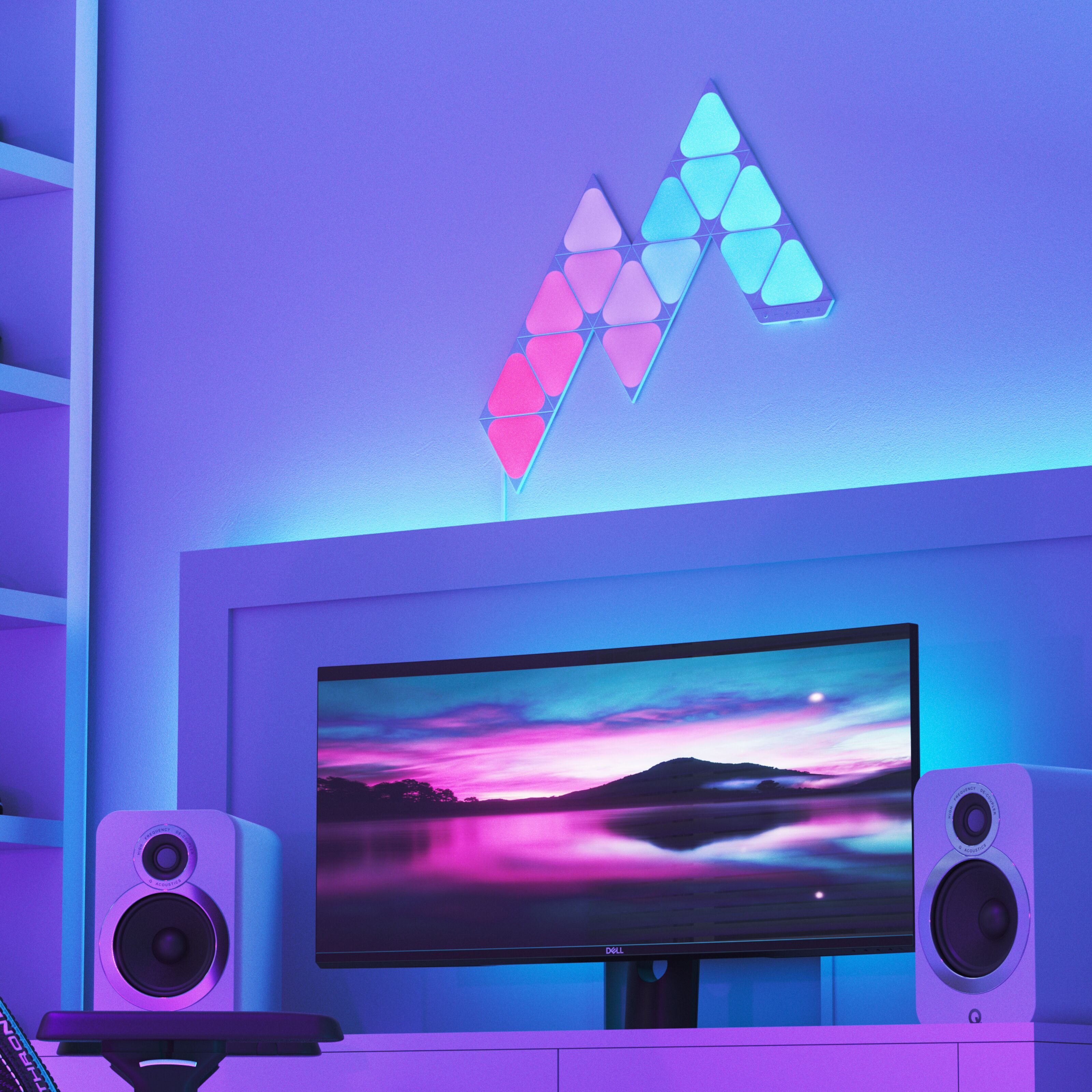 Nanoleaf Shapes Mini Triangles Expansionspaket 10 panaler - Nanoleaf ...