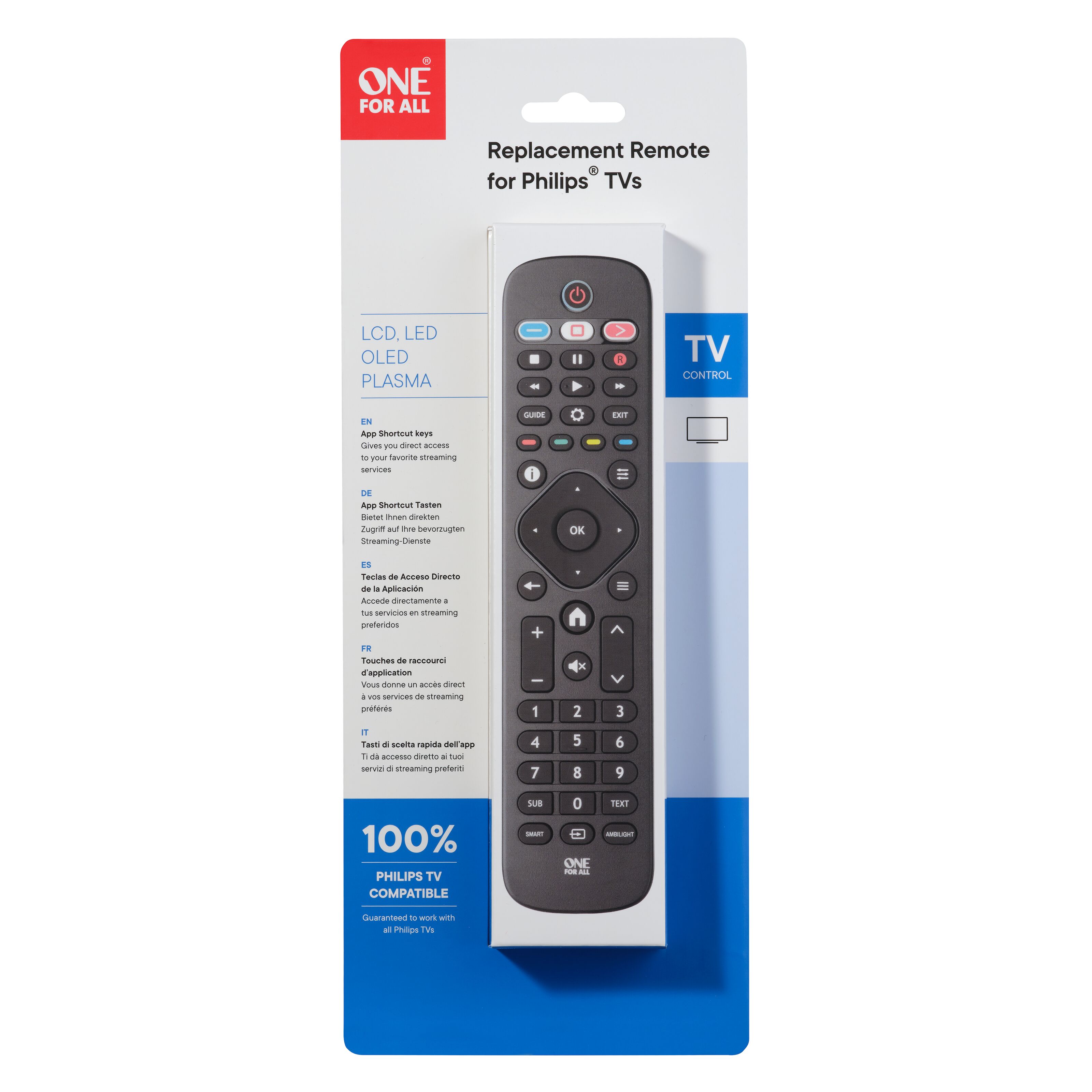 One For All Fjernkontroll for Philips-TV - Fjernkontroller til Philips ...