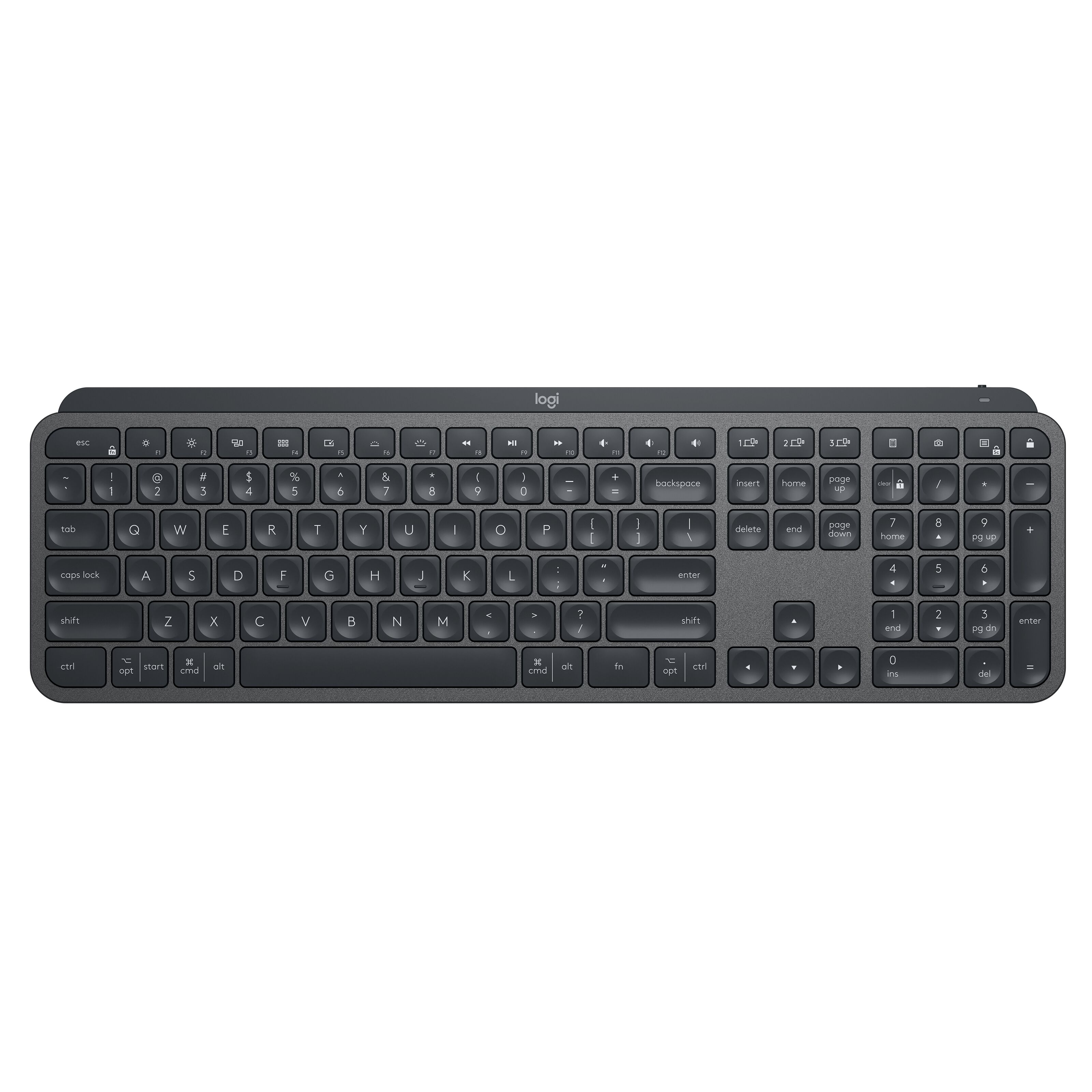 Logitech MX Keys för Mac Trådlöst tangentbord - Bluetooth-tangentbord ...