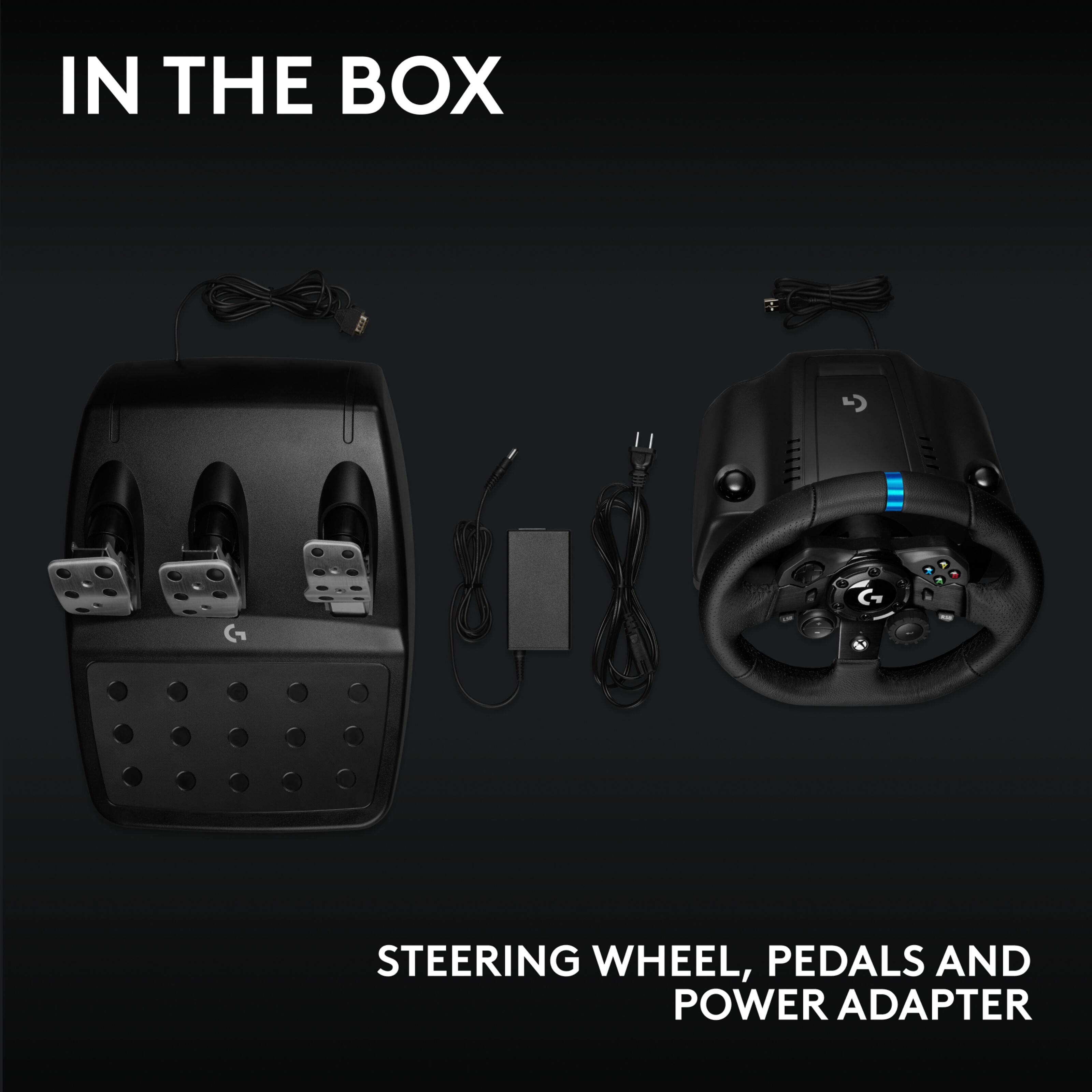 Logitech G 923 Driving Force Ratt till Xbox och PC - Ratt och pedaler ...