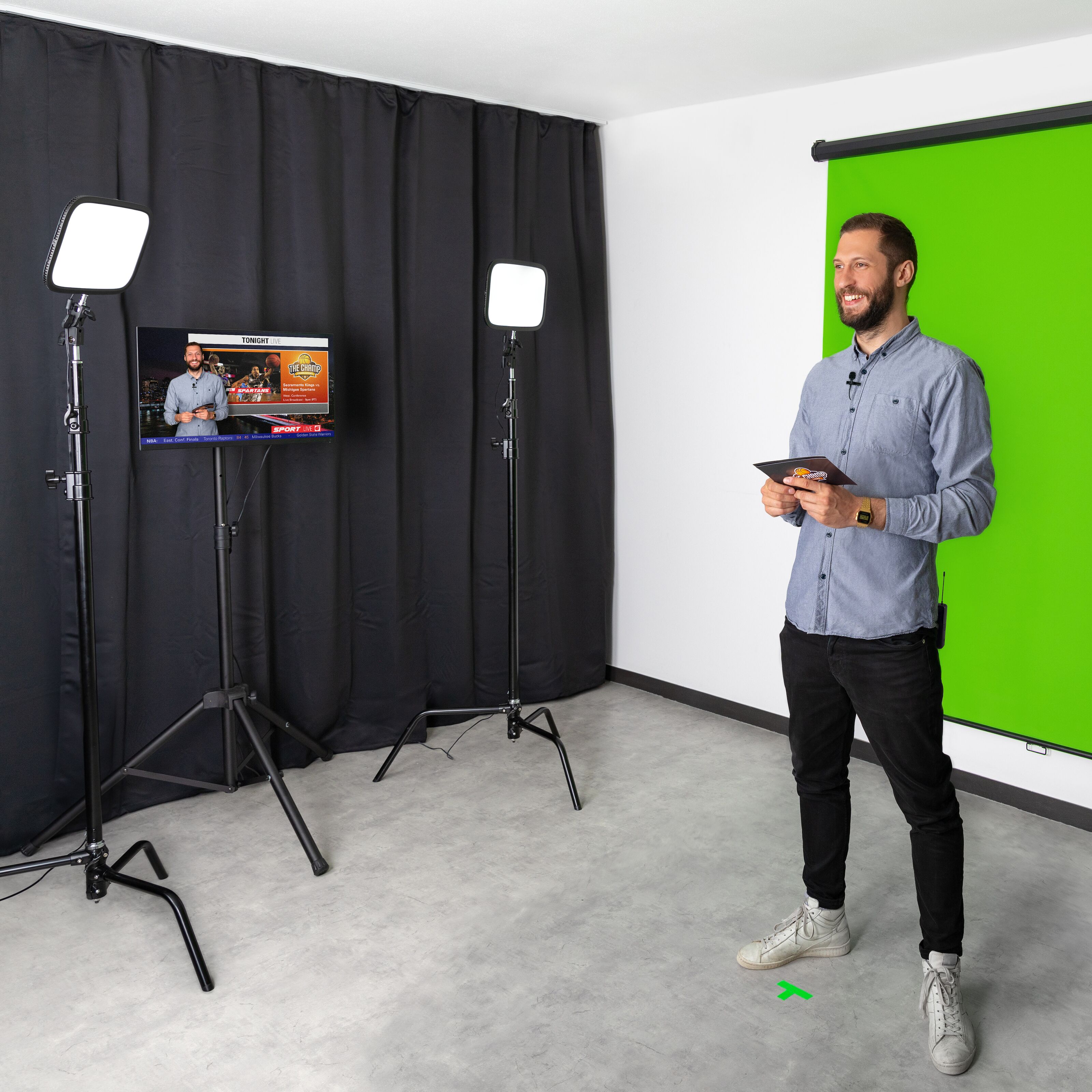 Elgato Greenscreen MT för tak- och väggmontering - Streaming-tillbehör ...