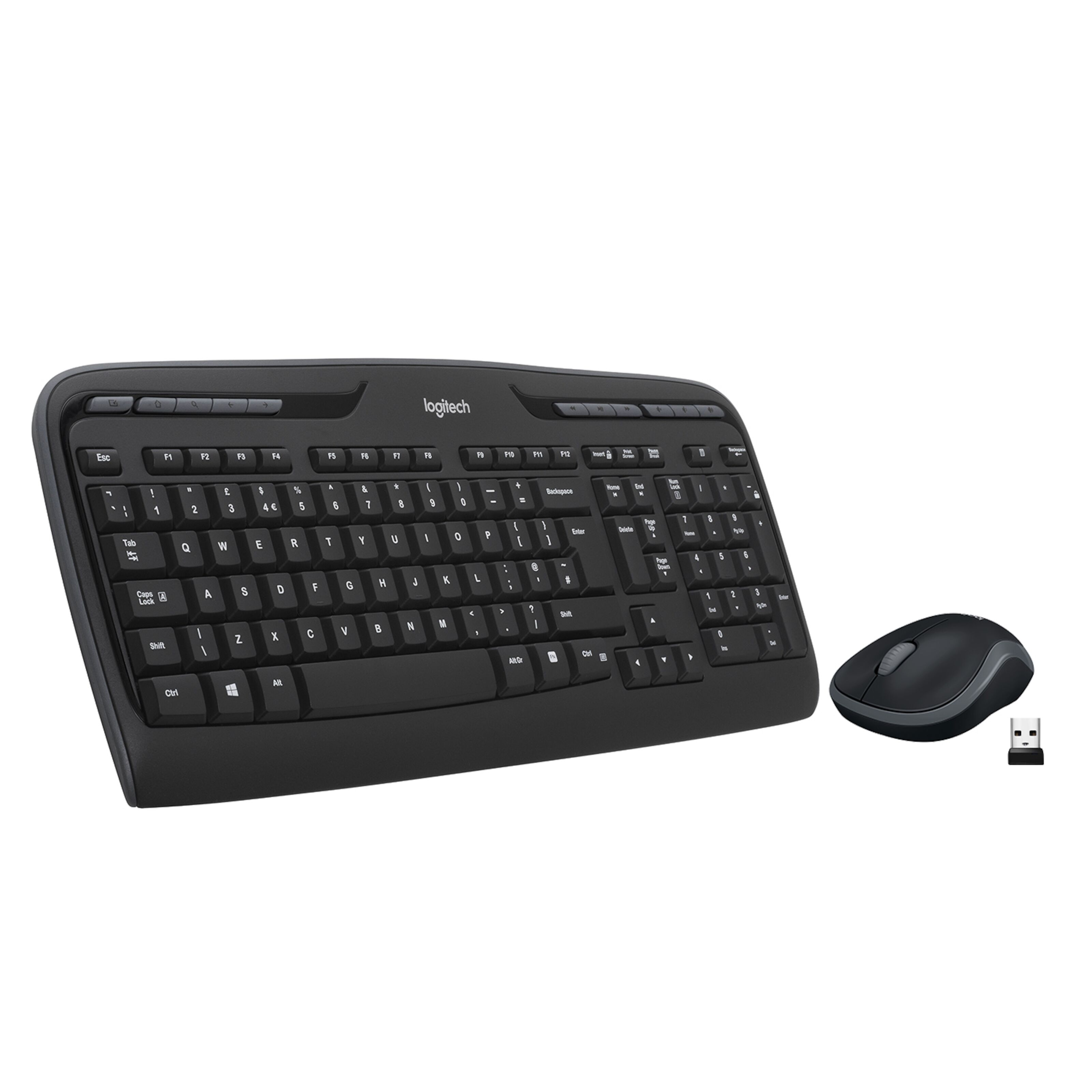 Logitech MK330 trådløst tastatur og mus - Trådløse tastatur | Kjell.com