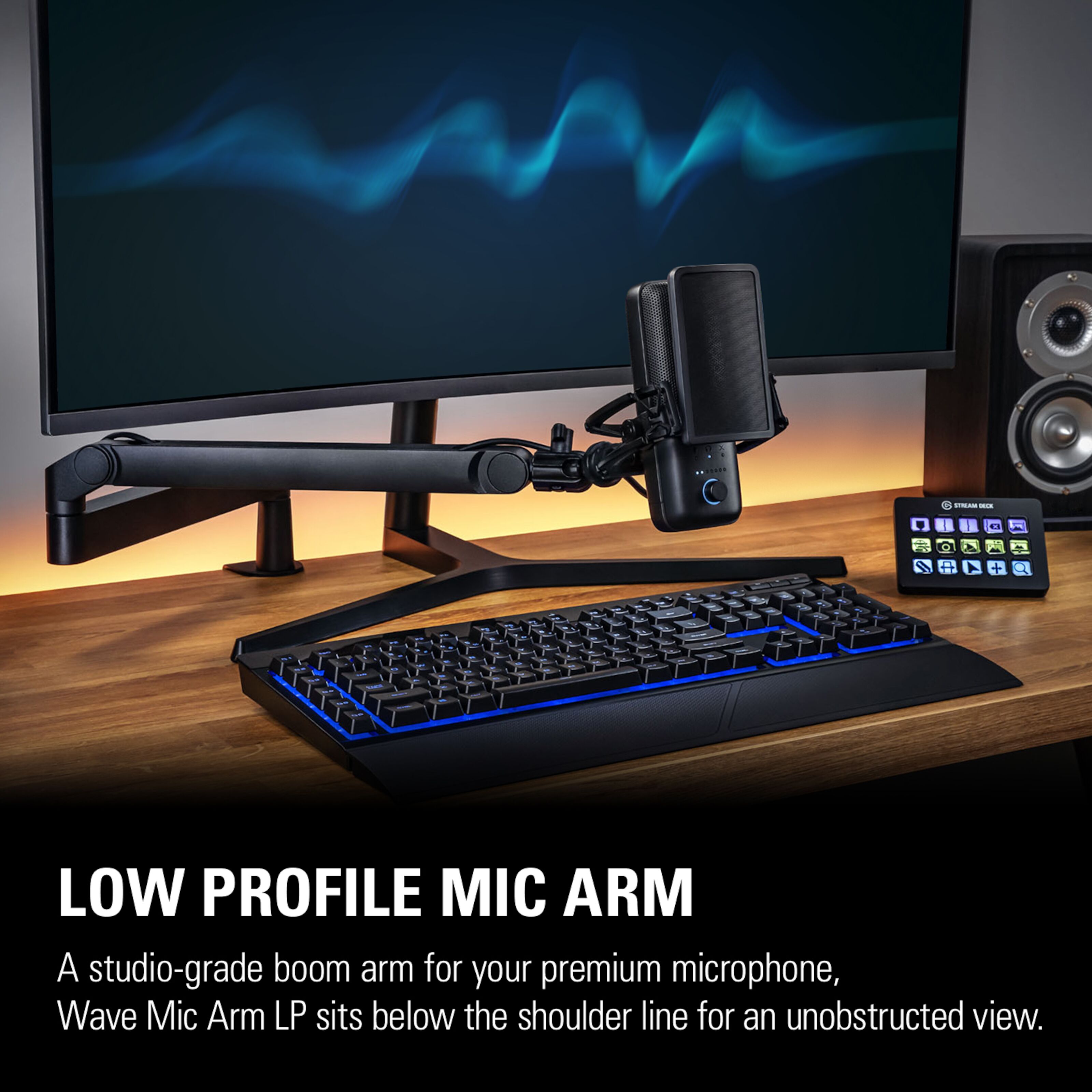 Elgato Wave Arm LP Mikrofonarm - Streaming-tilbehor | Kjell.com