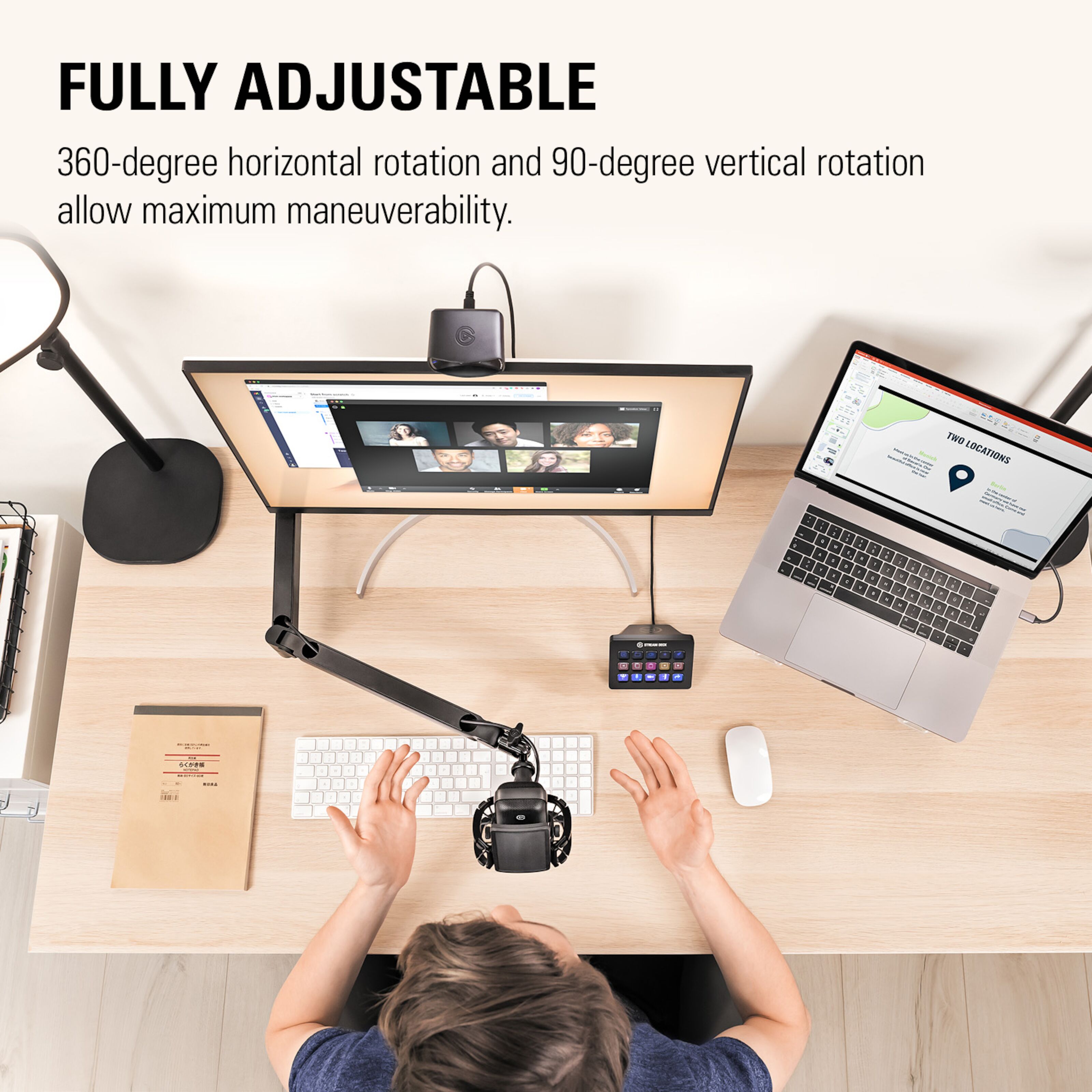 Elgato Wave Arm LP Mikrofonarm - Streaming-tilbehor | Kjell.com