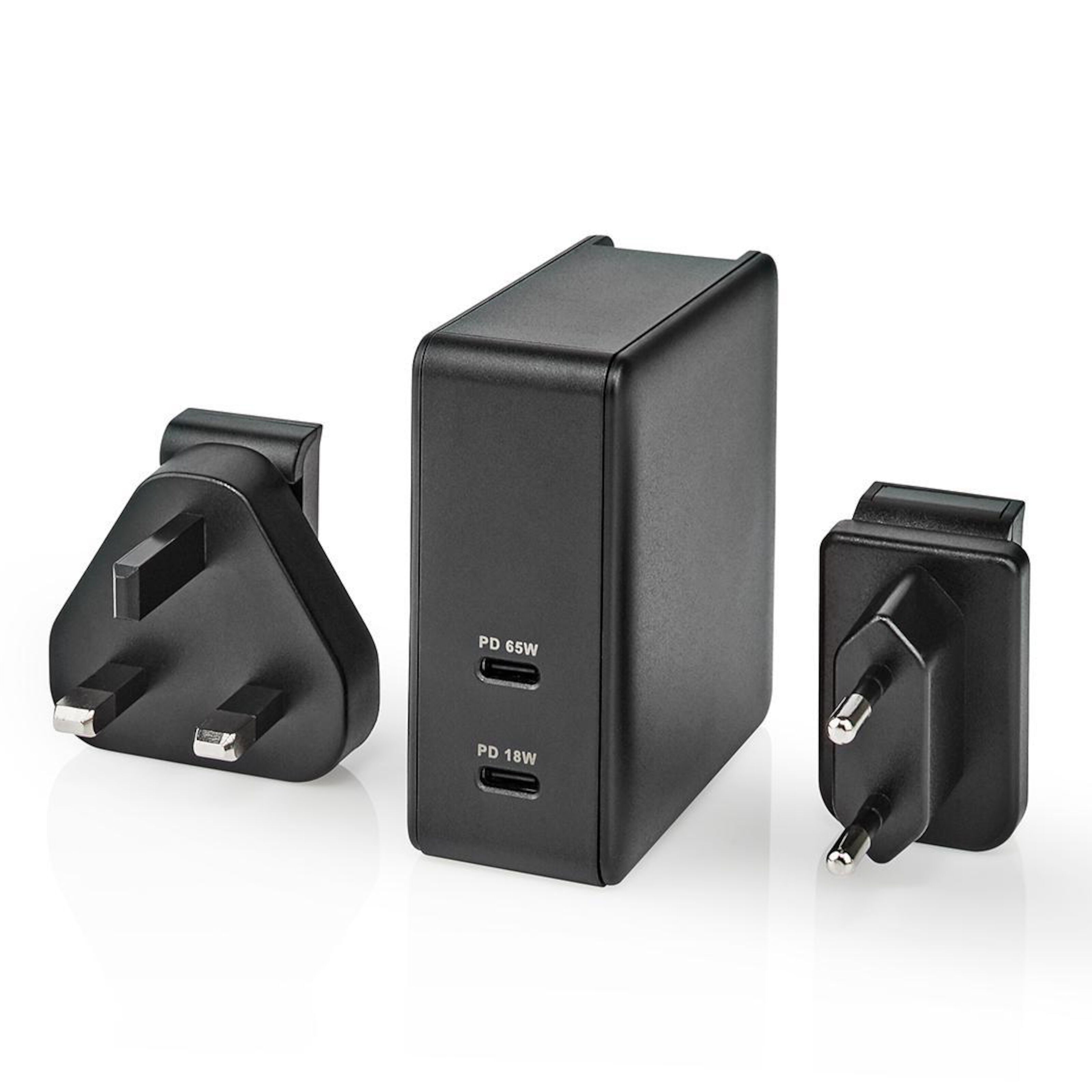 USB-C PD 3.0-Laddare 65 W Svart – Laddare