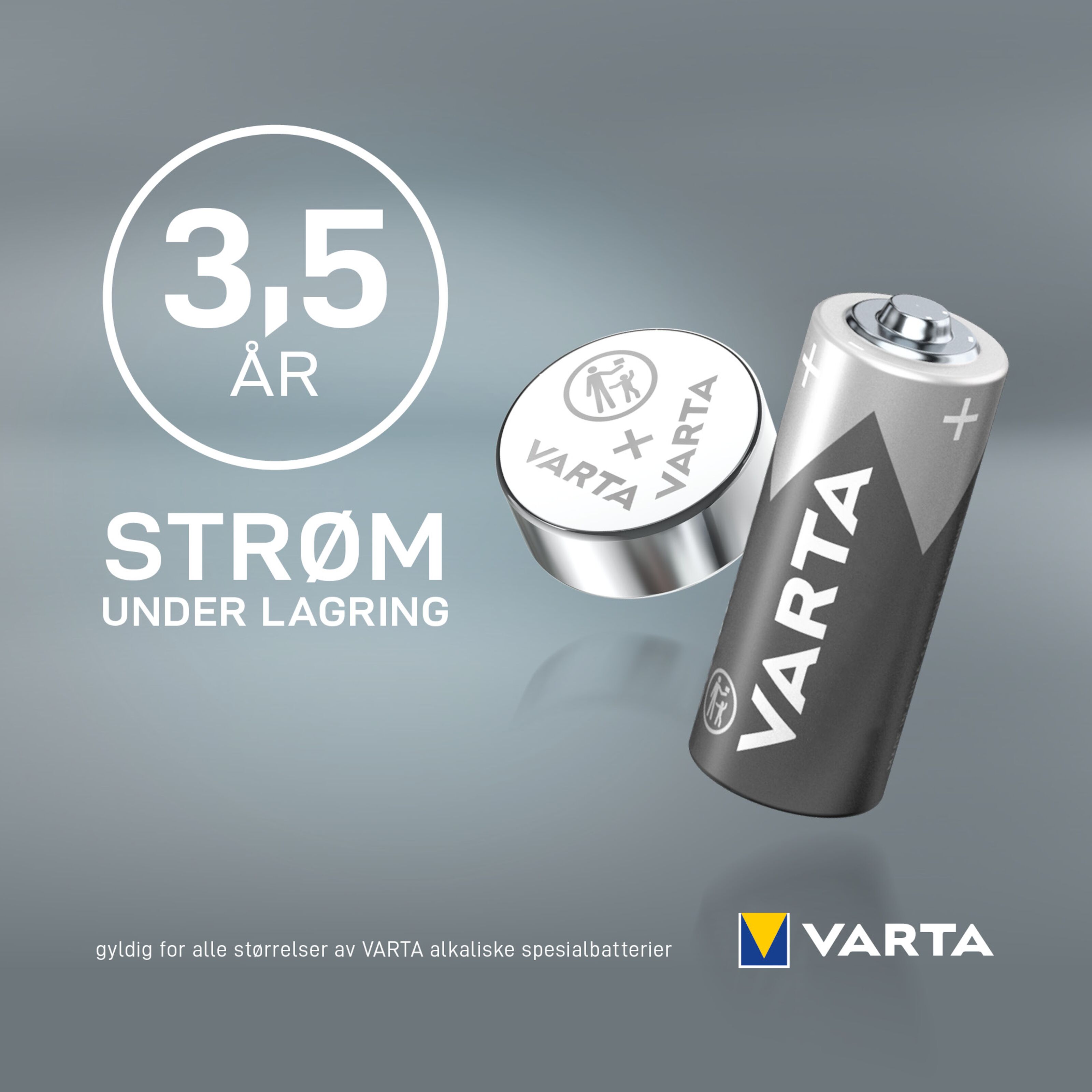 Varta Alkalisk AAAA-batteri 2-pk. - Alkaliske batterier | Kjell.com