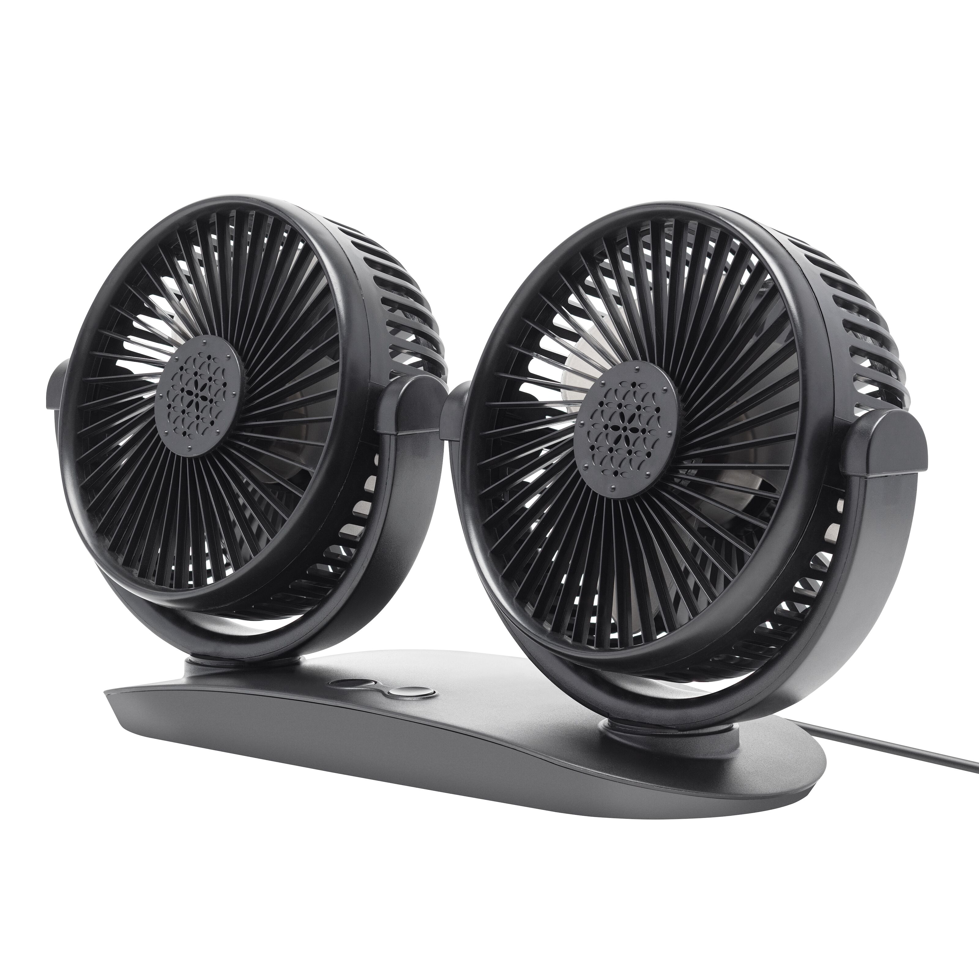 Rubicson To vifter for bilen Ø12,5 cm - USB-vifter | Kjell.com