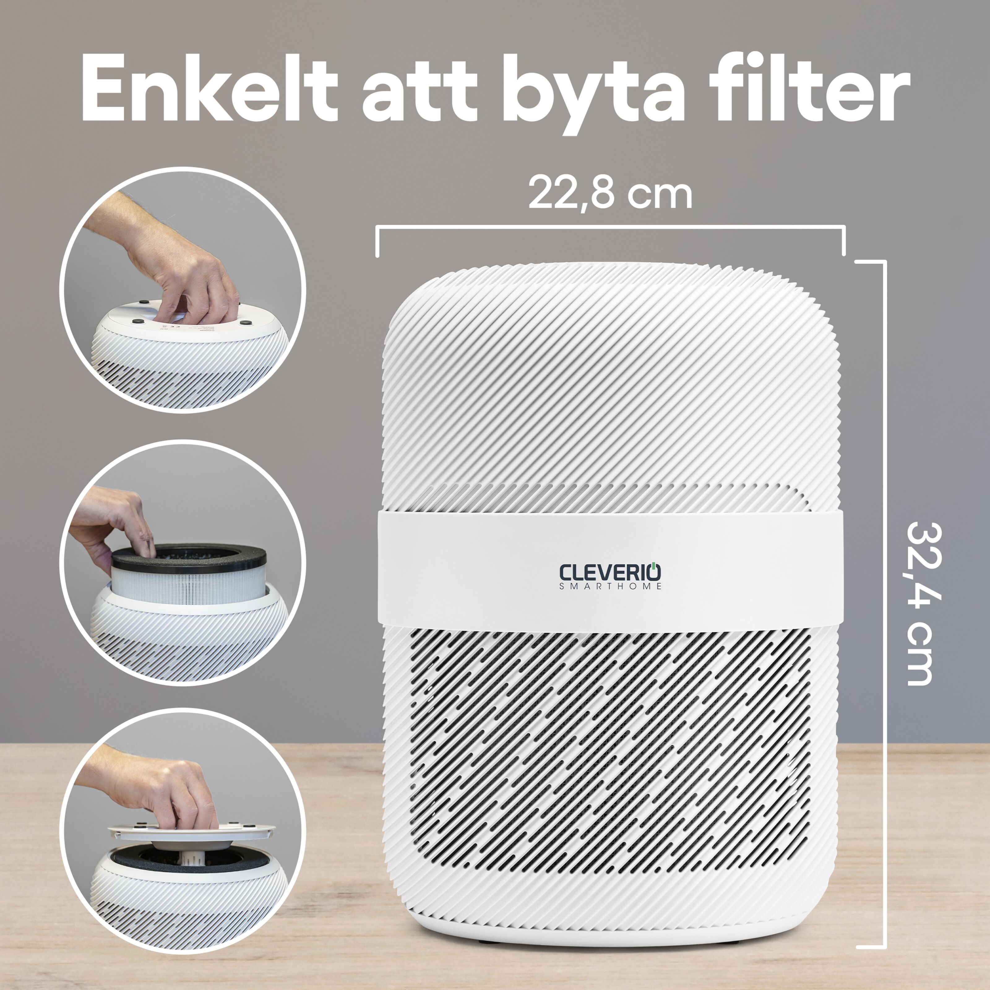 Cleverio Air Purifier Filter till luftrenare - Luftrenare | Kjell.com