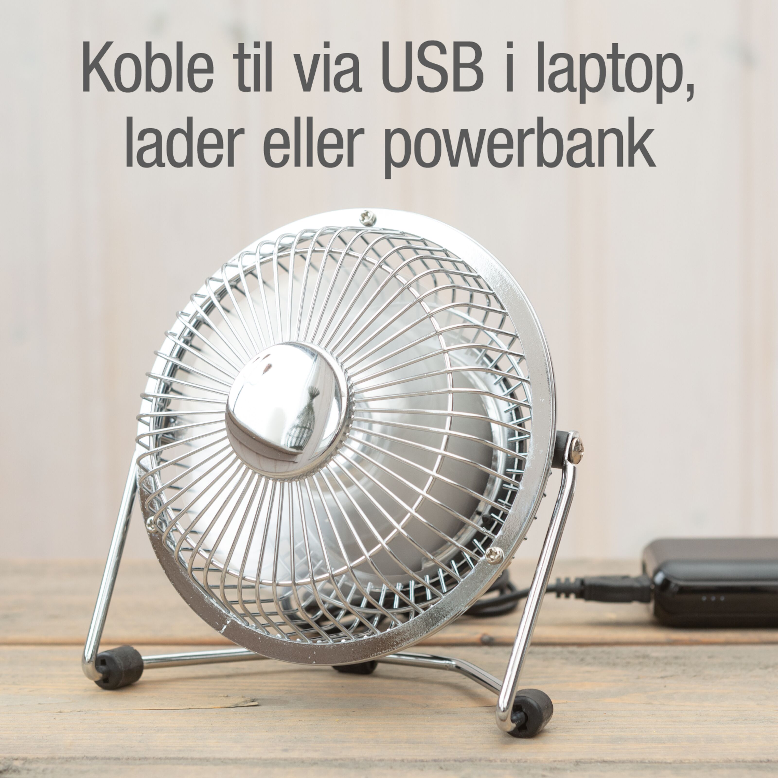 Rubicson USB-bordvifte Ø14 cm - USB-vifter | Kjell.com