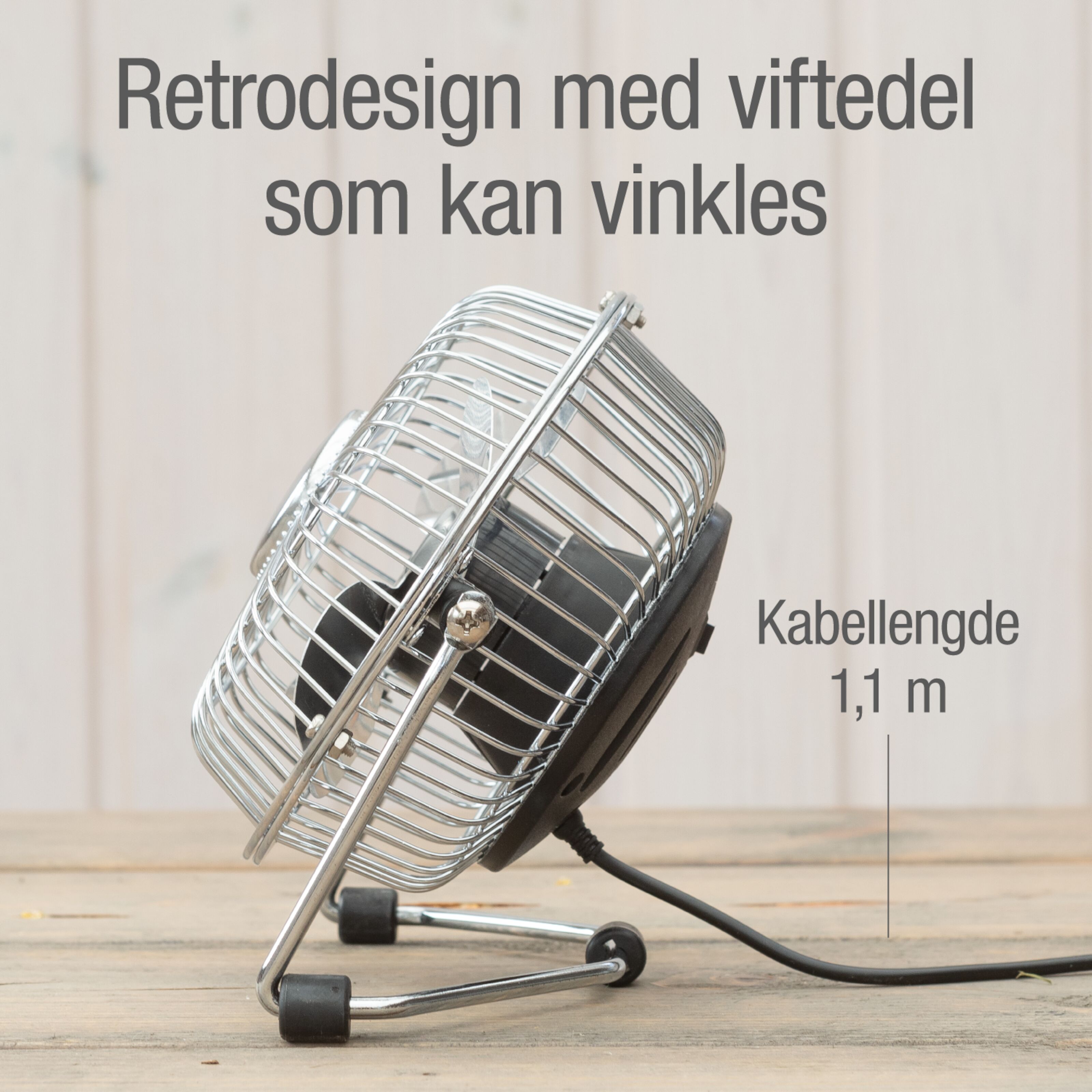 Rubicson USB-bordvifte Ø14 cm - USB-vifter | Kjell.com