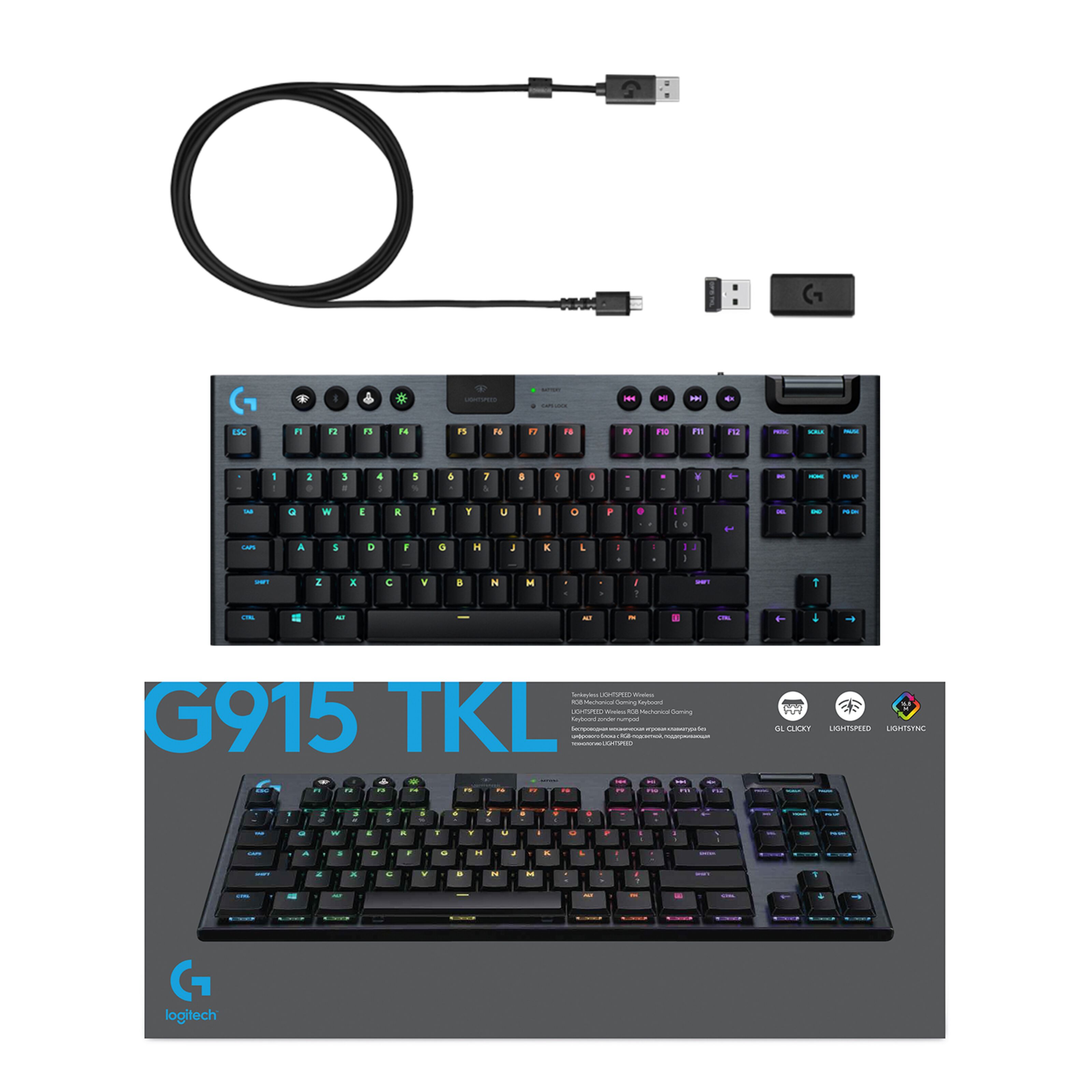 Logitech G 915 TKL Mekaniskt tangentbord - Gaming-tangentbord | Kjell.com